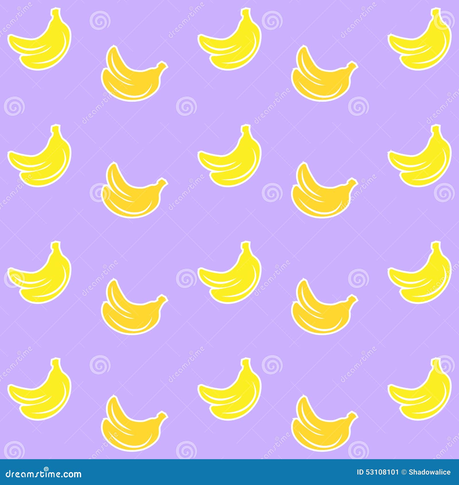 Banana Wallpaper Great for Any Use. Stock Vector - Illustration of ...