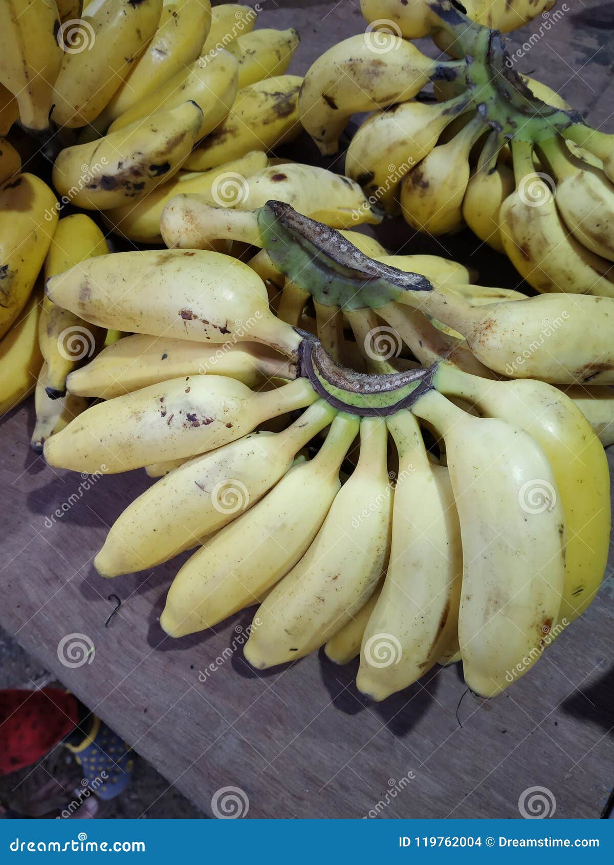 Banana stock photo. Image of market, size, banana, small - 119762004