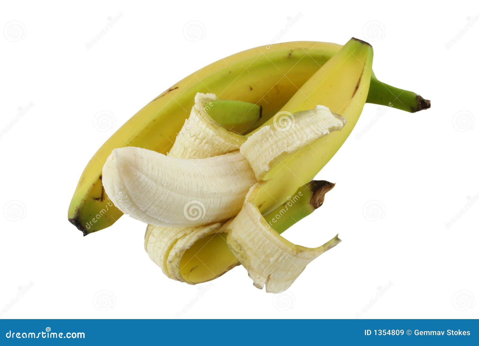 Bananas stock image. Image of organic, fruit, ripe, slippery - 1354809