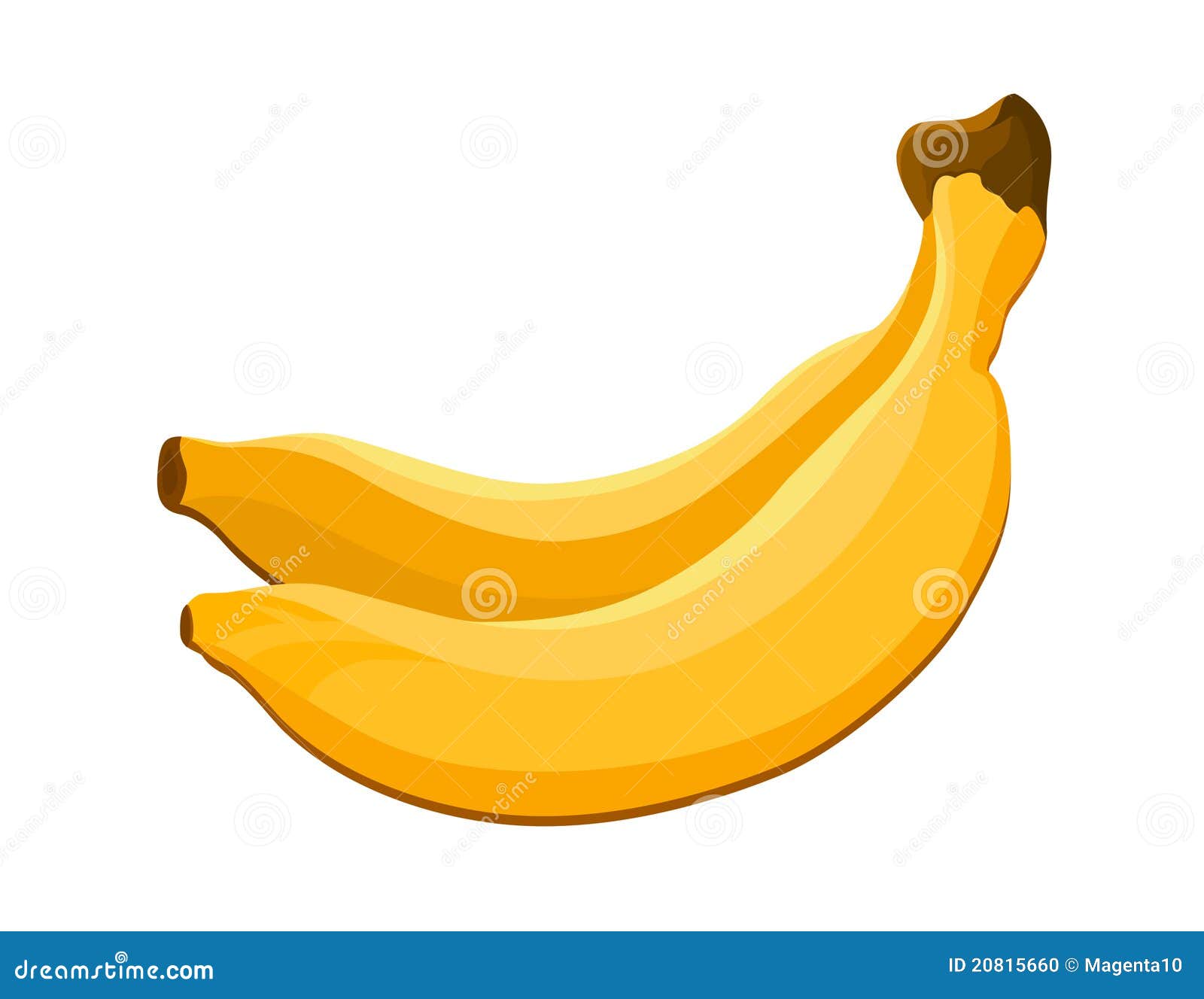 Bananas icon stock vector. Illustration of food, diet - 20815660