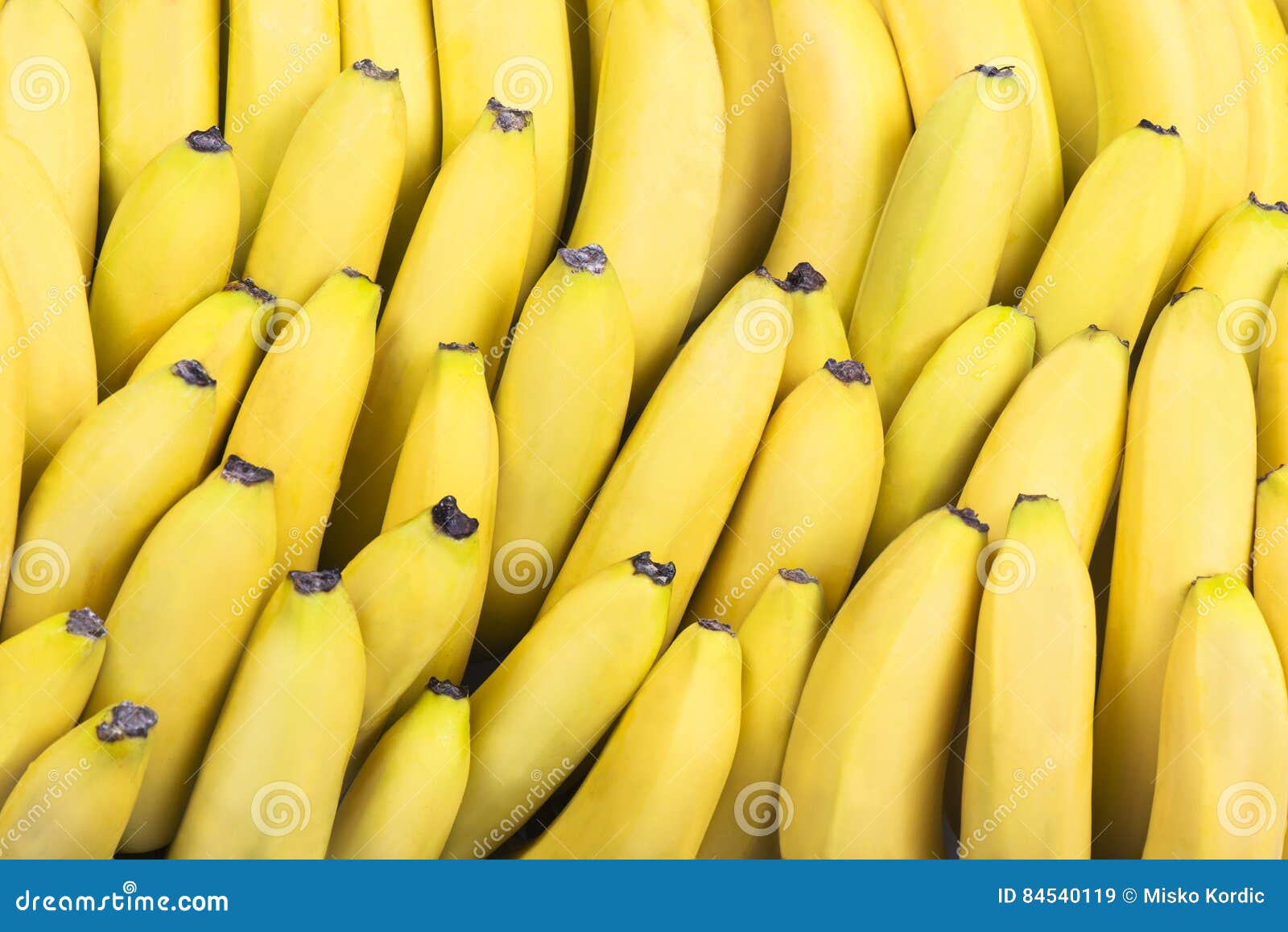 Bananas in rows stock image. Image of pile, arranged - 84540119