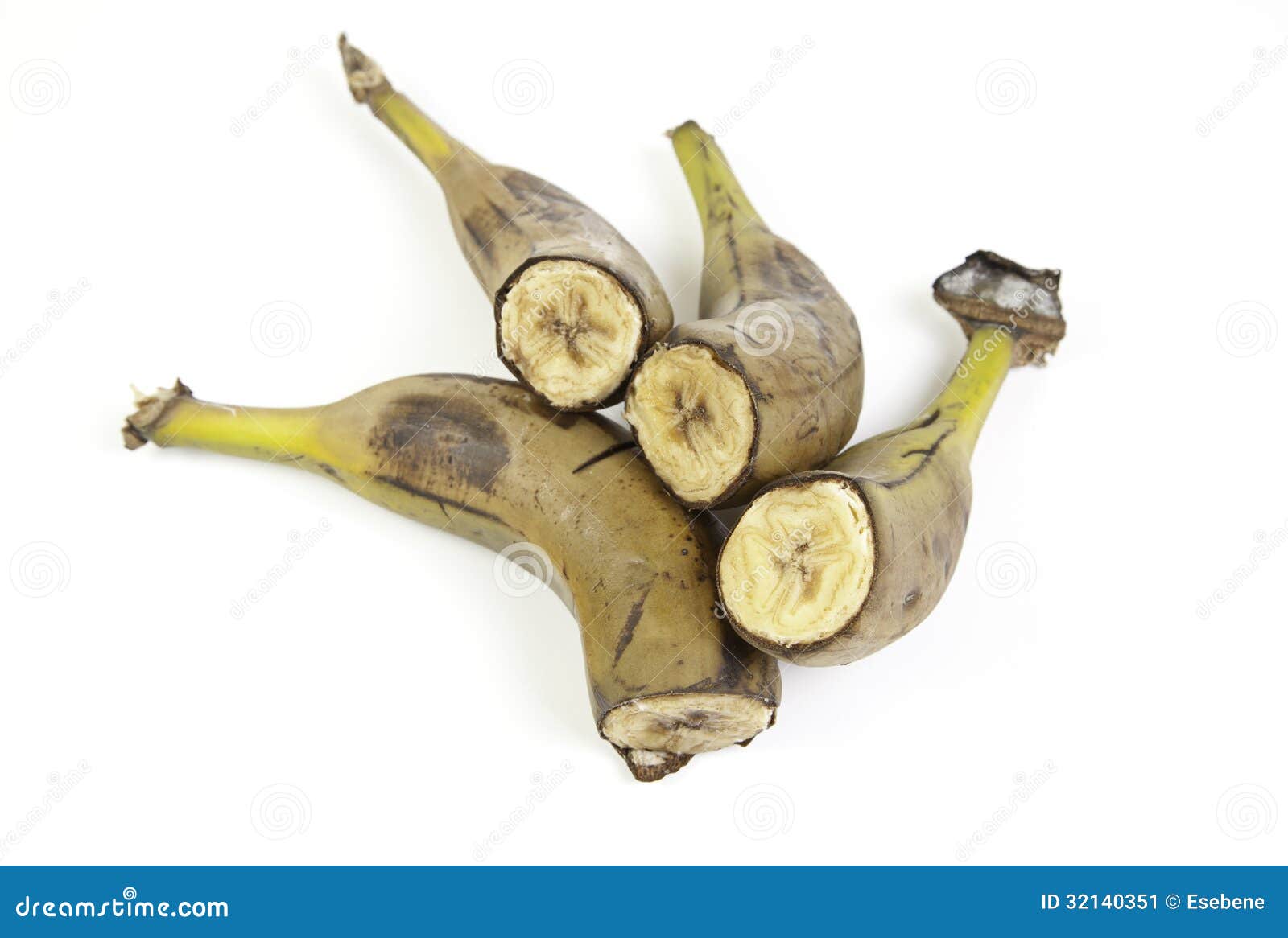 Bananas in sections stock image. Image of eating, ingredient - 32140351