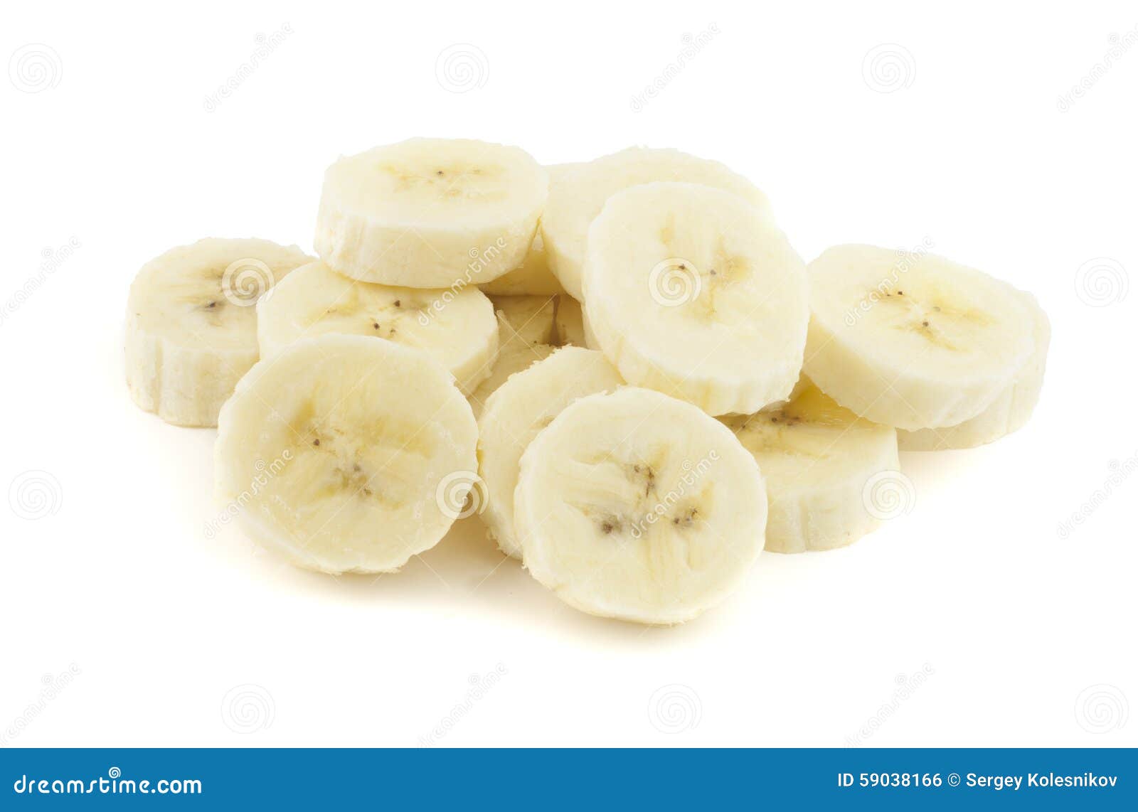 Banane coupée en tranches photo stock. Image du simple - 59038166