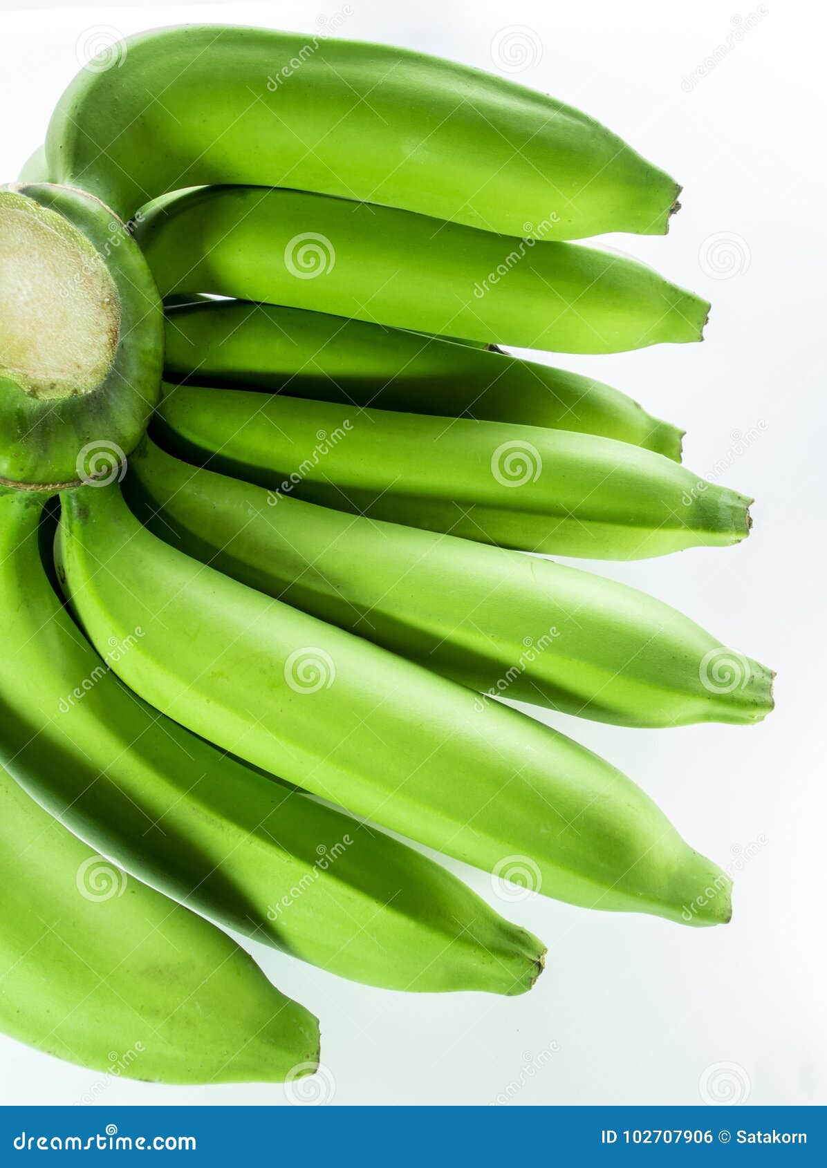 Banane De Cavendish D'isolement Sur Le Fond Blanc Photo stock - Image ...
