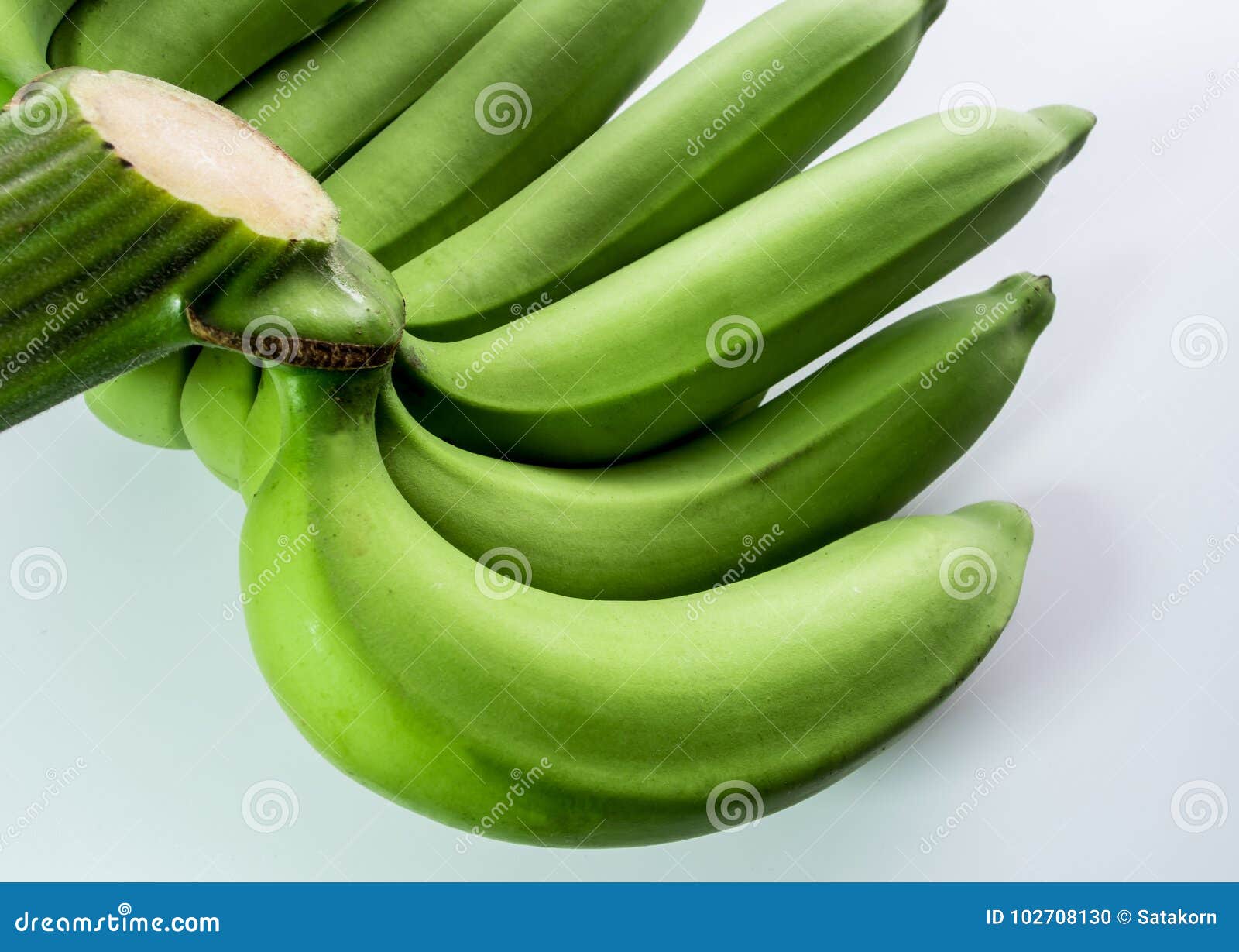 Banane De Cavendish D'isolement Sur Le Fond Blanc Photo stock - Image ...