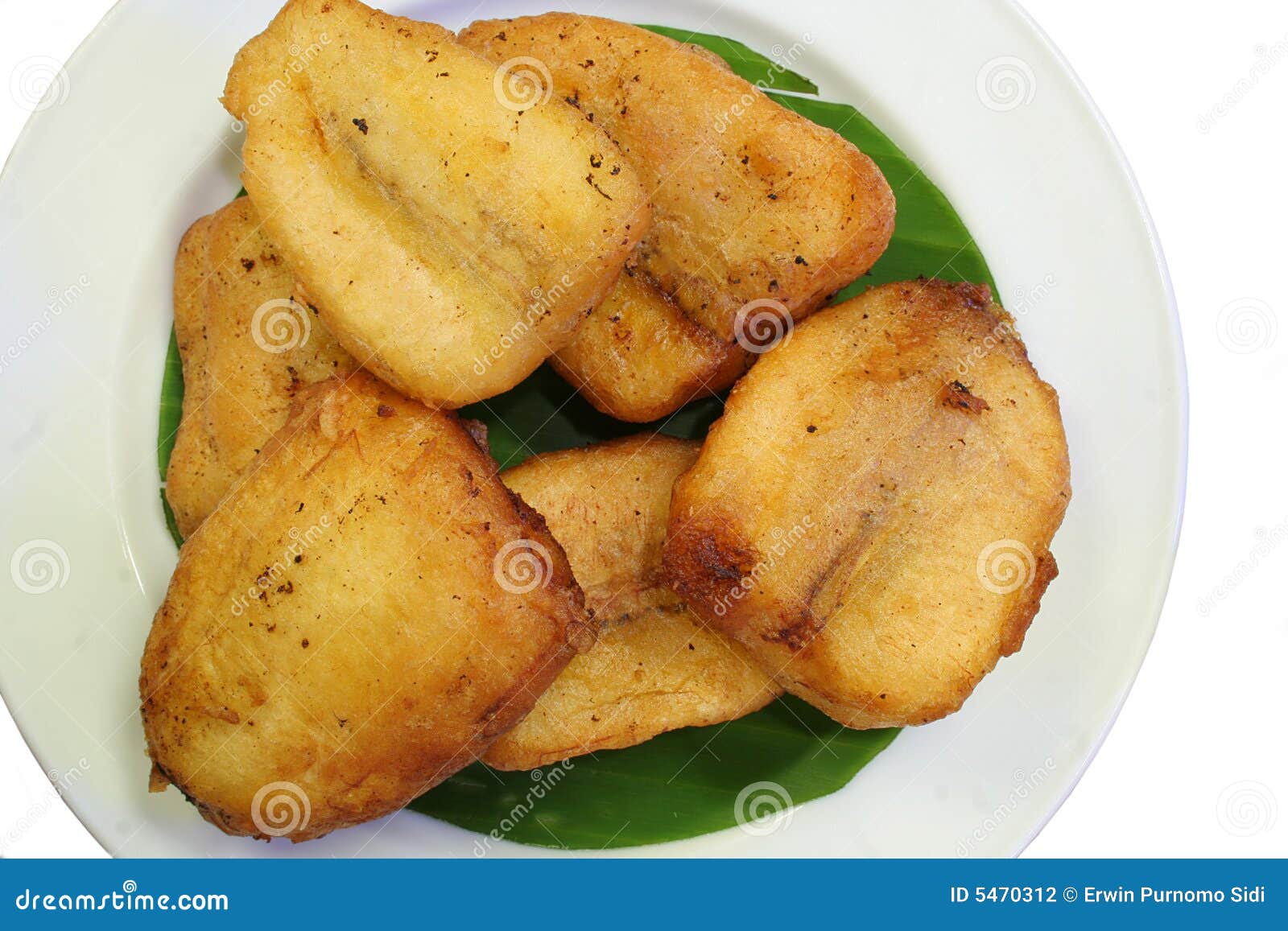 Banane frite photo stock. Image du boulangerie, biscuits - 5470312