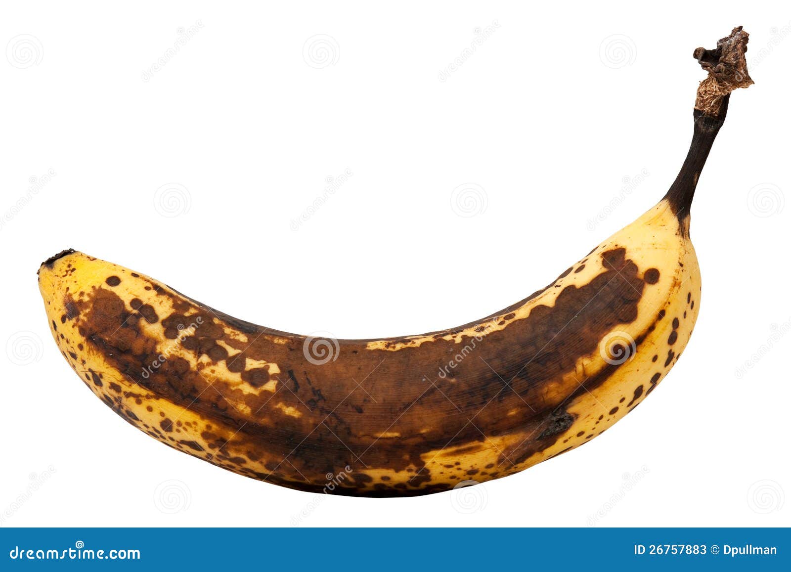 Banane mûre image stock. Image du nature, enlevé, isolement - 26757883
