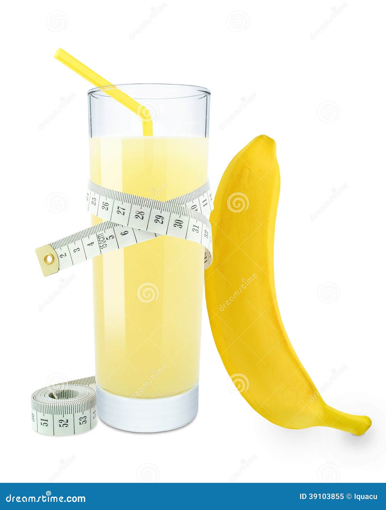 Bananensaft stockbild. Bild von nahrung, exotisch, gesund - 39103855