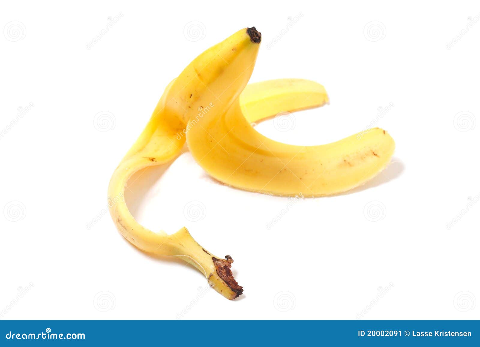 Bananenschale stockbild. Bild von fehler, gefahr, abfall - 20002091