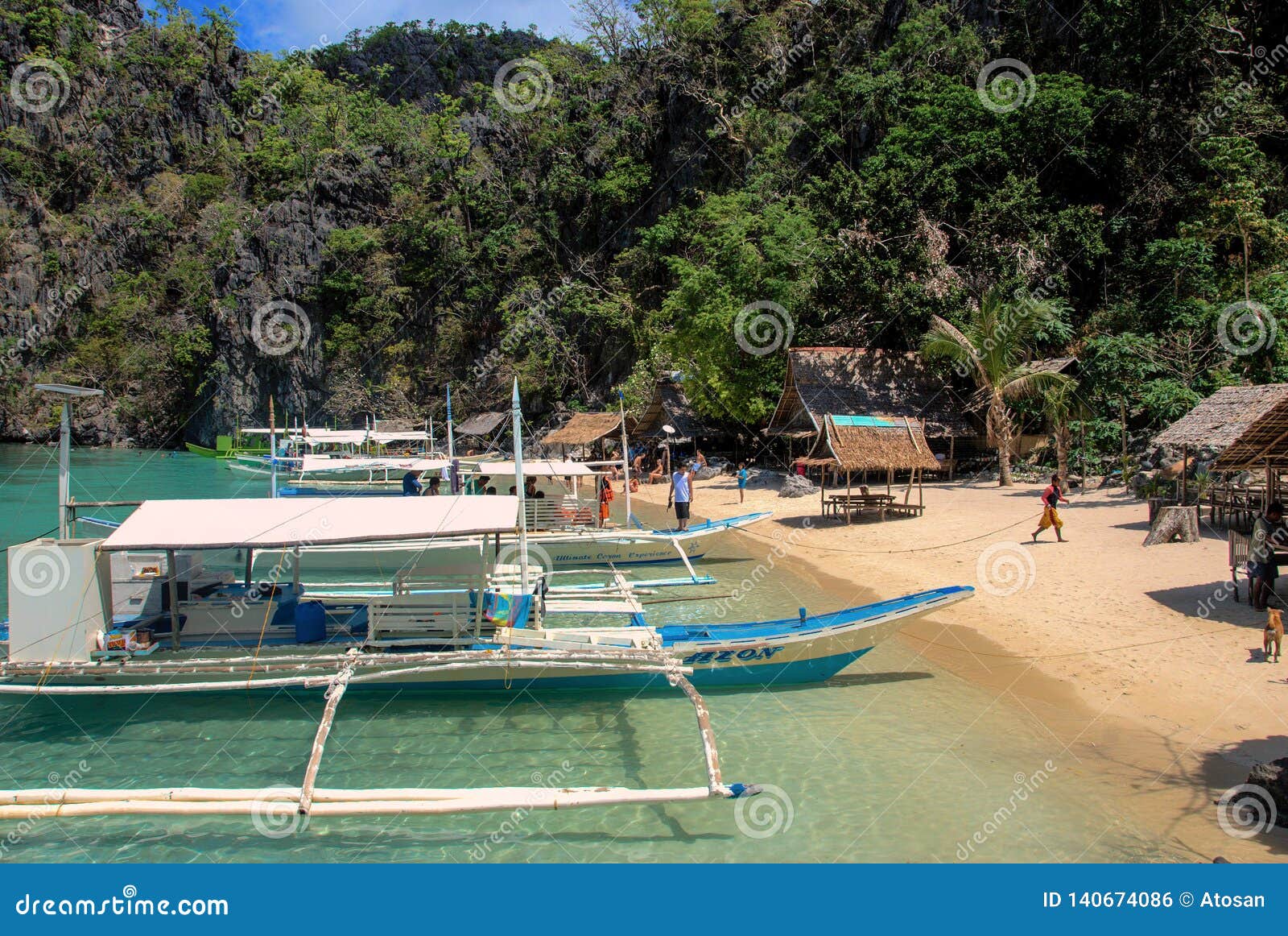 Banca Outrigger Boats in the Philippines Editorial Photo - Image of ...