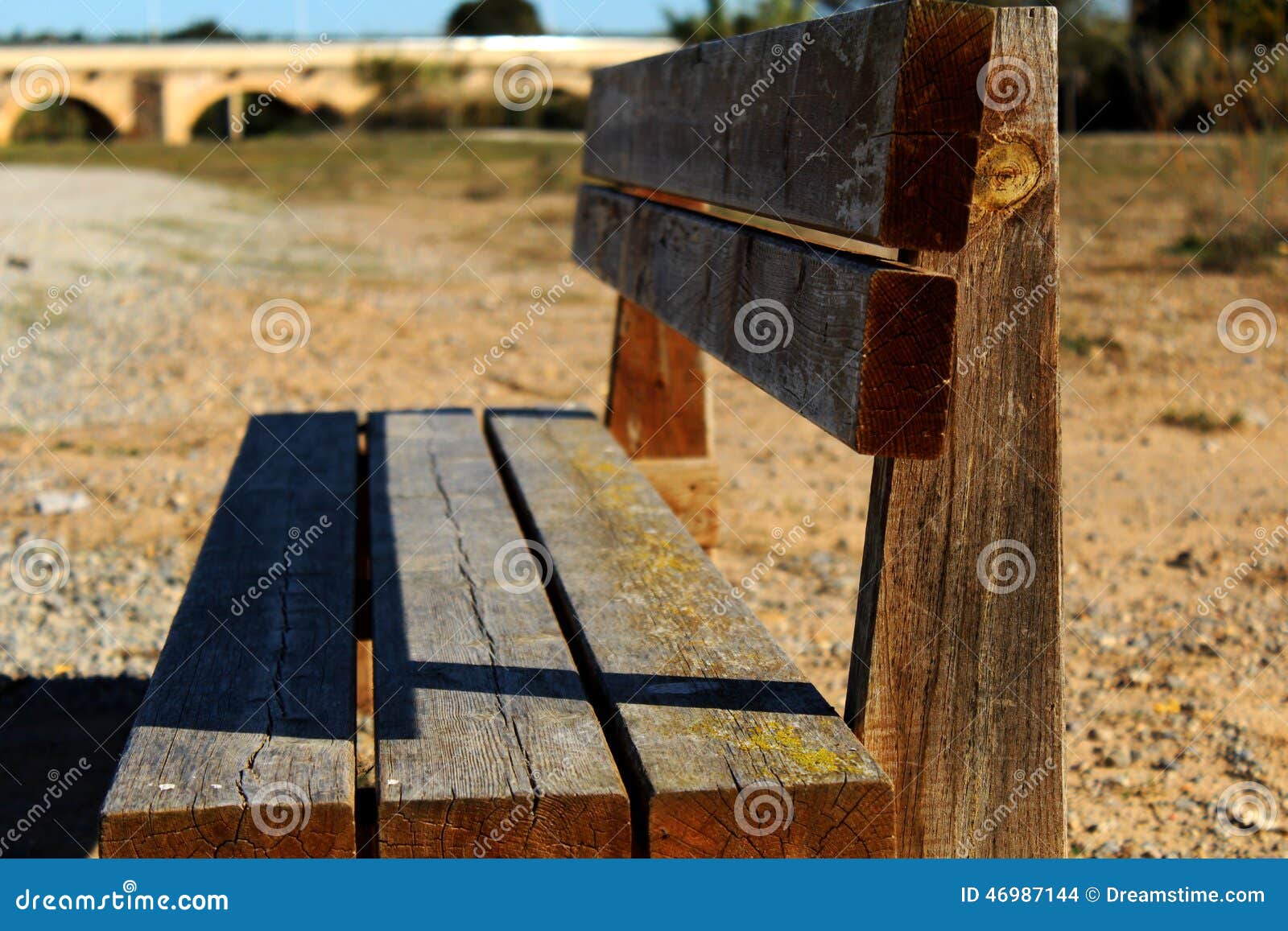 Banch stock photo. Image of bench, clearing, brown, dirt - 46987144