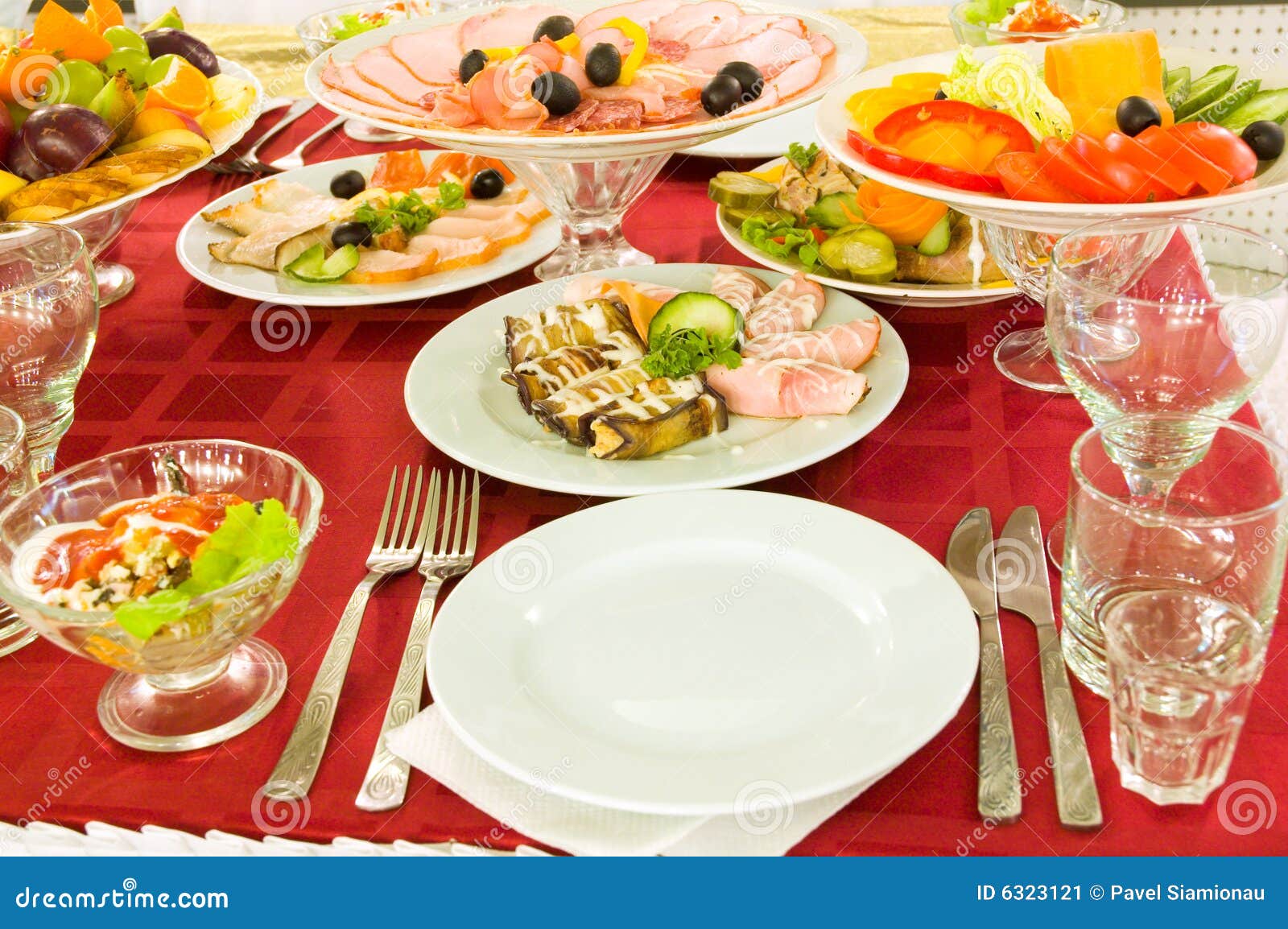 Banchetto immagine stock. Immagine di pasto, riunione - 6323121