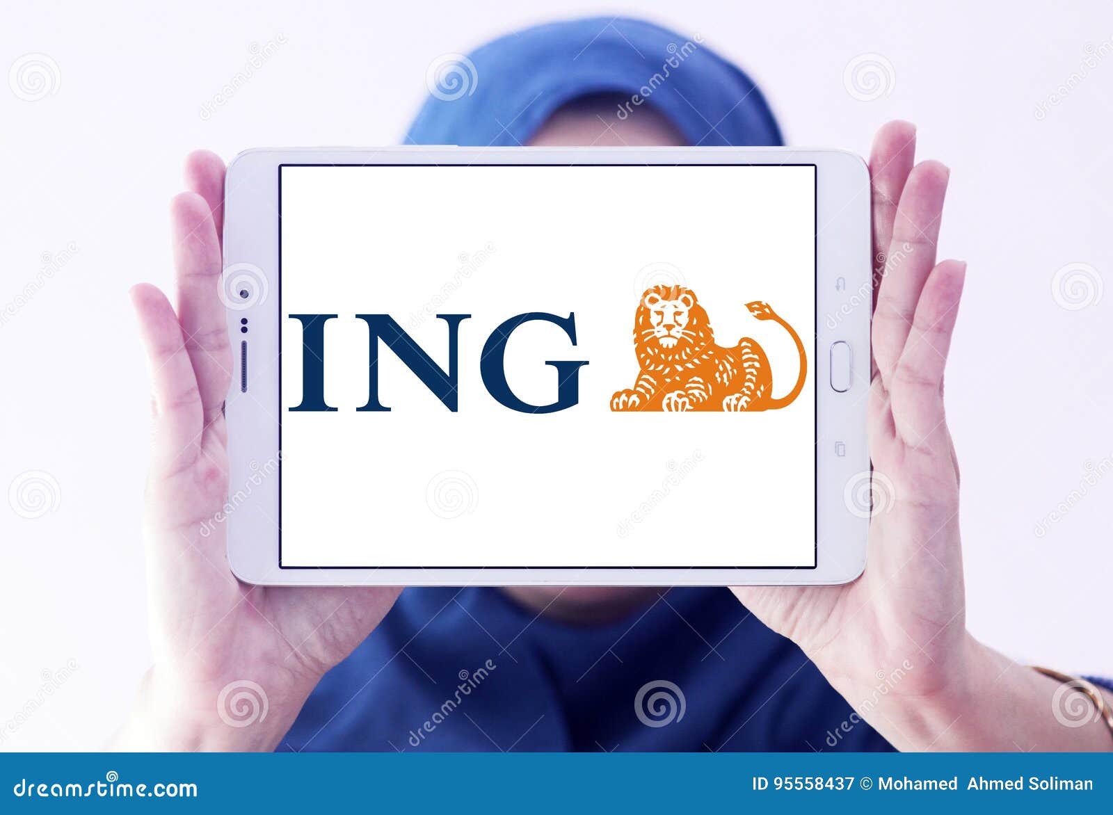 Banco De Ing Y Logotipo Del Seguro Fotografía editorial - Imagen de ...