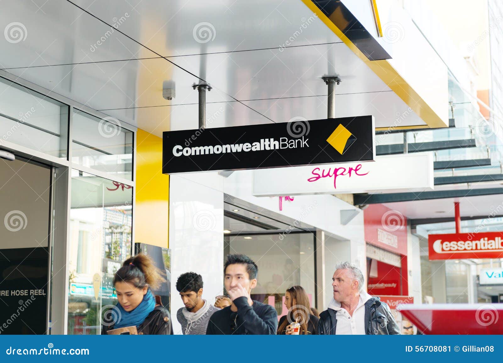 Banco De La Commonwealth, Australia Foto editorial - Imagen de ...