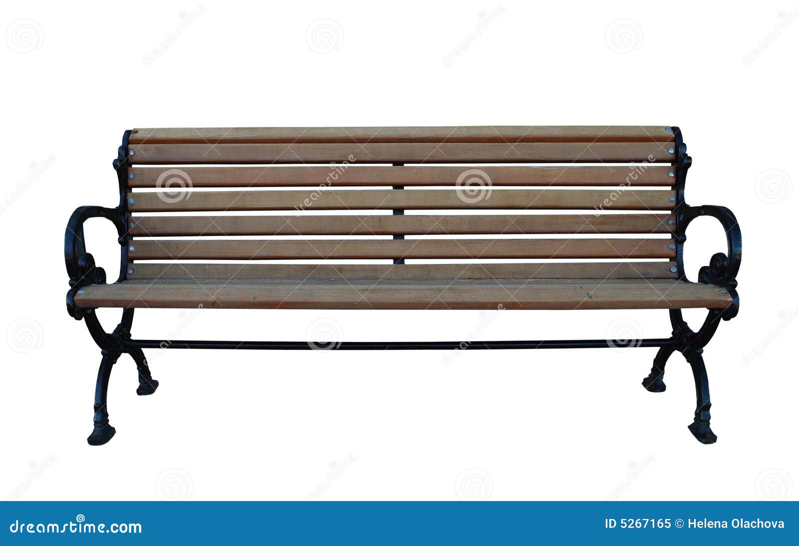 Banco de parque imagen de archivo. Imagen de copia, asiento - 5267165