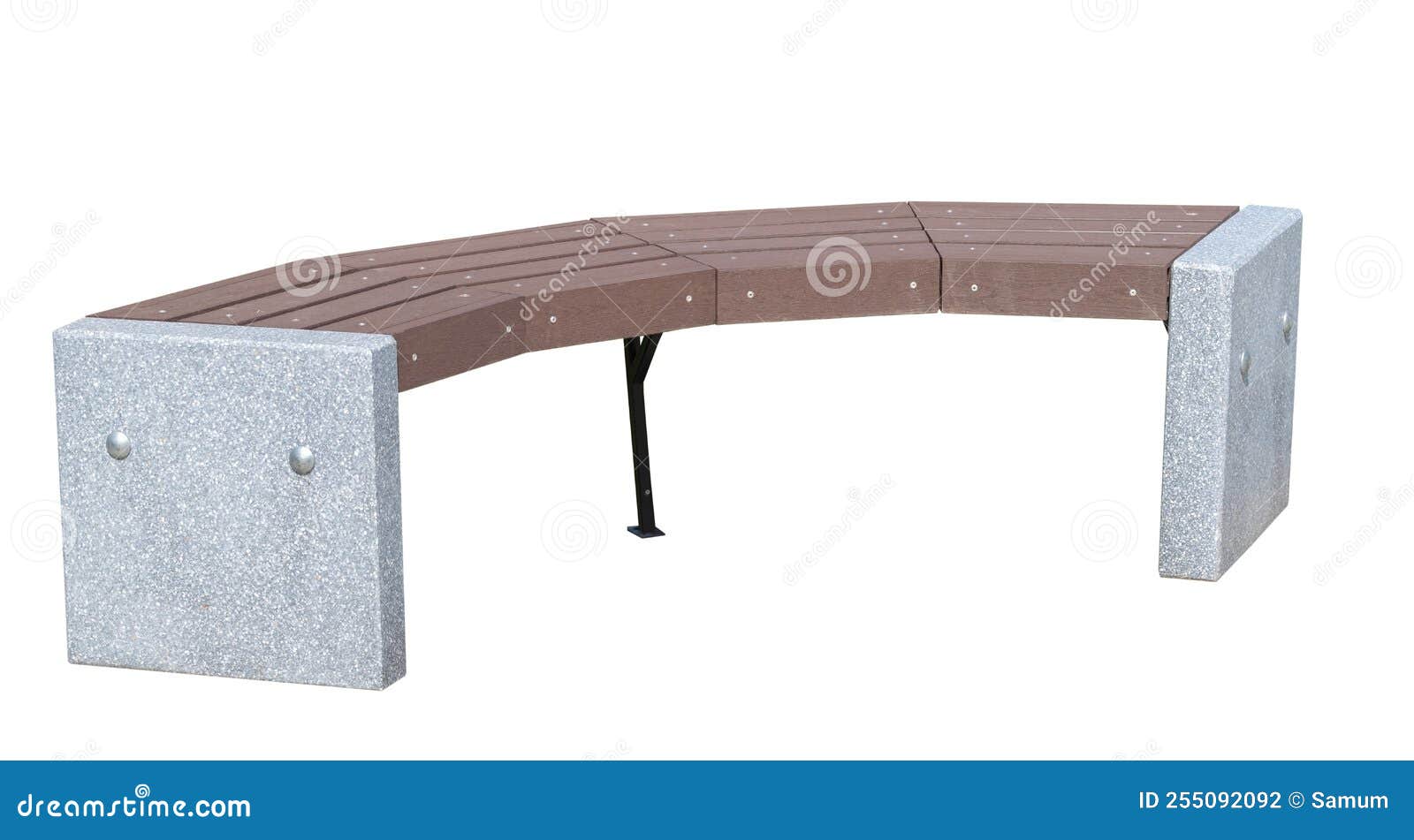 Banco De Parque Aislado En Blanco Foto de archivo - Imagen de forjado ...