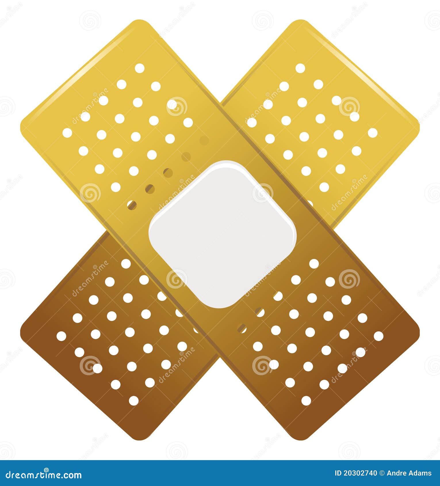 Band-aid stock vector. Illustration of hurt, bruise, vector - 20302740