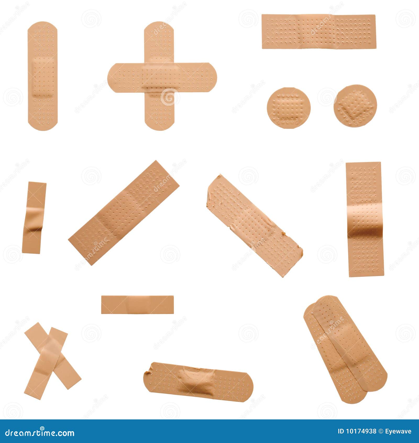Band aid collection stock photo. Image of strips, objects - 10174938