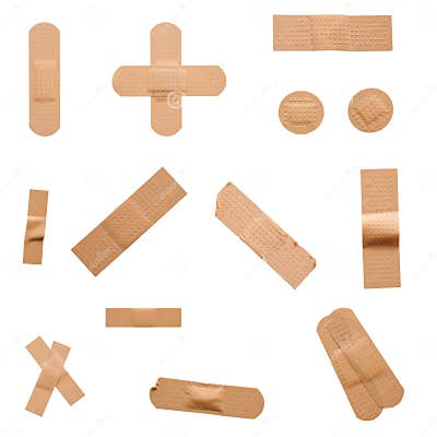 Band aid collection stock photo. Image of strips, objects - 10174938