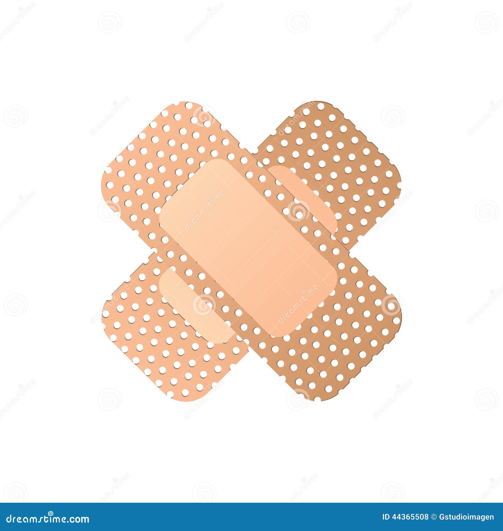 Band Aid on White Background Stock Vector - Illustration of injury ...