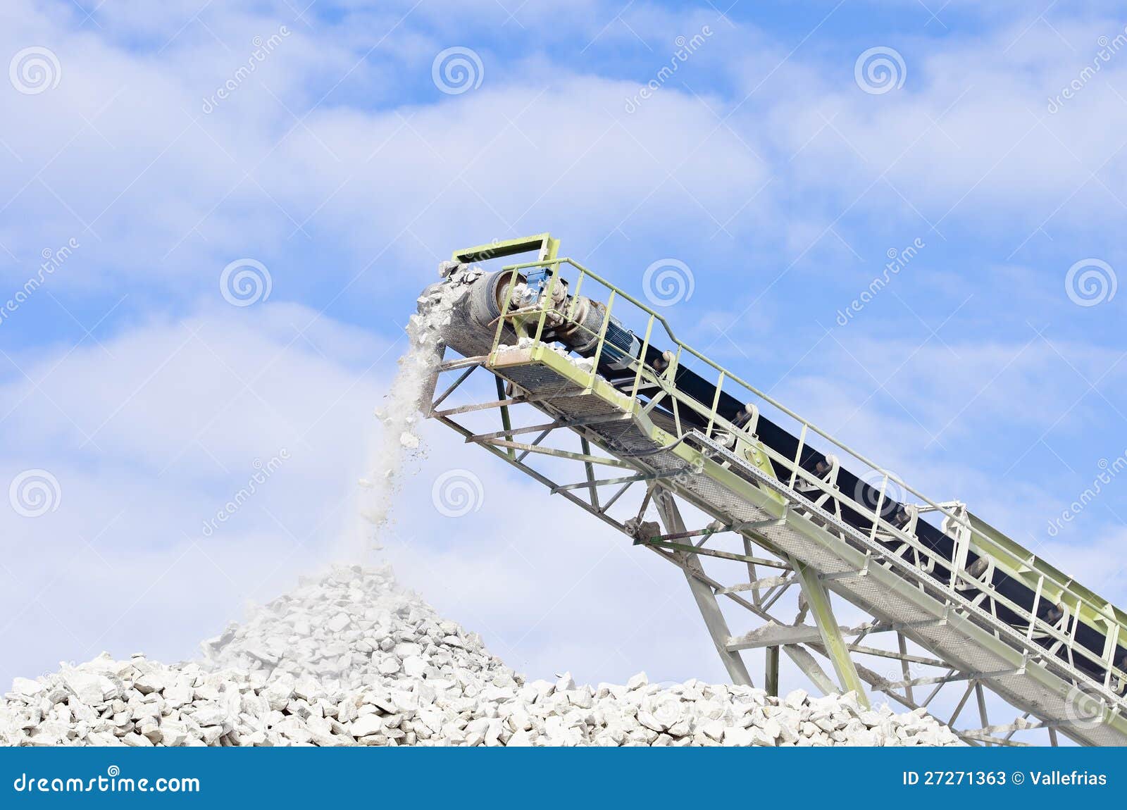Band conveyor stock image. Image of motor, equipment - 27271363