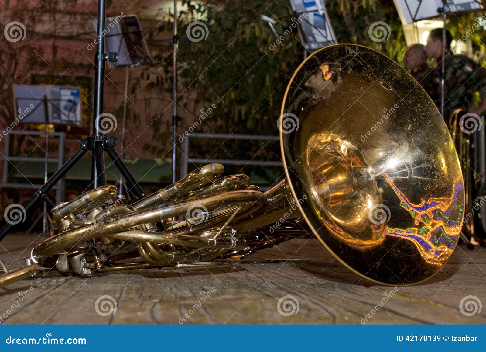 Band Instrument Village Celebration Stock Image - Image of national ...
