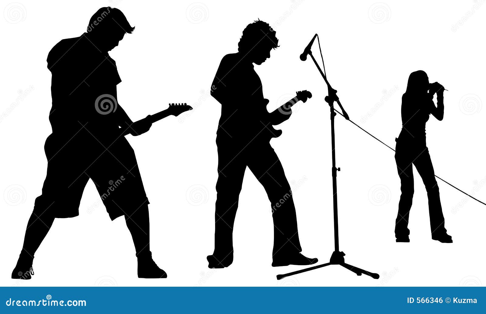 Band isolated stock illustration. Illustration of music - 566346