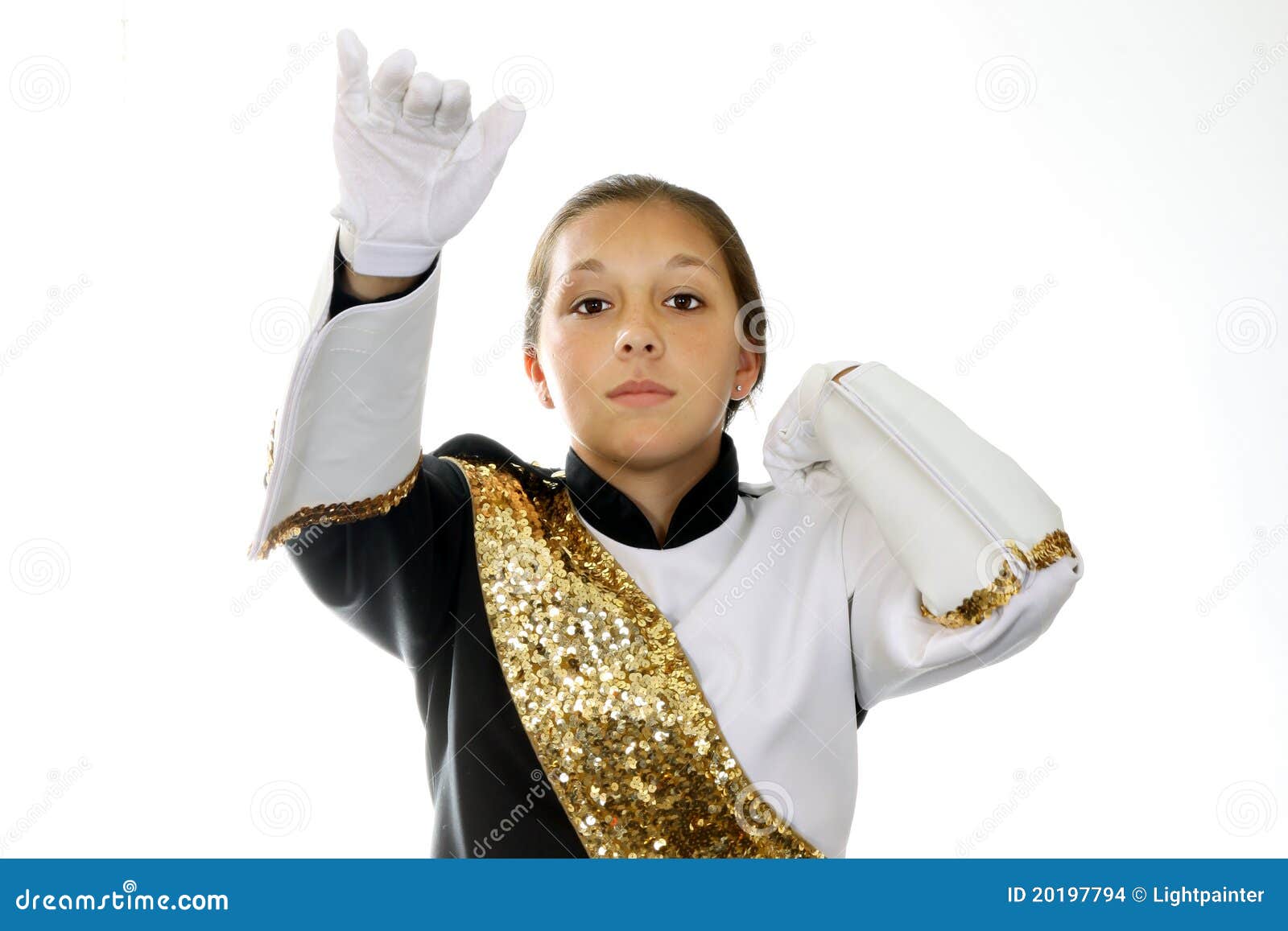 Band leader stock photo. Image of uniform, high, sport - 20197794