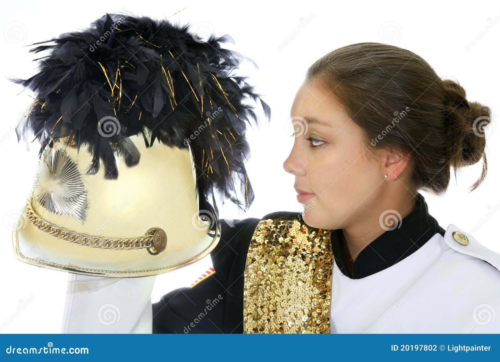 Band leader stock photo. Image of leader, mase, teen - 20197802