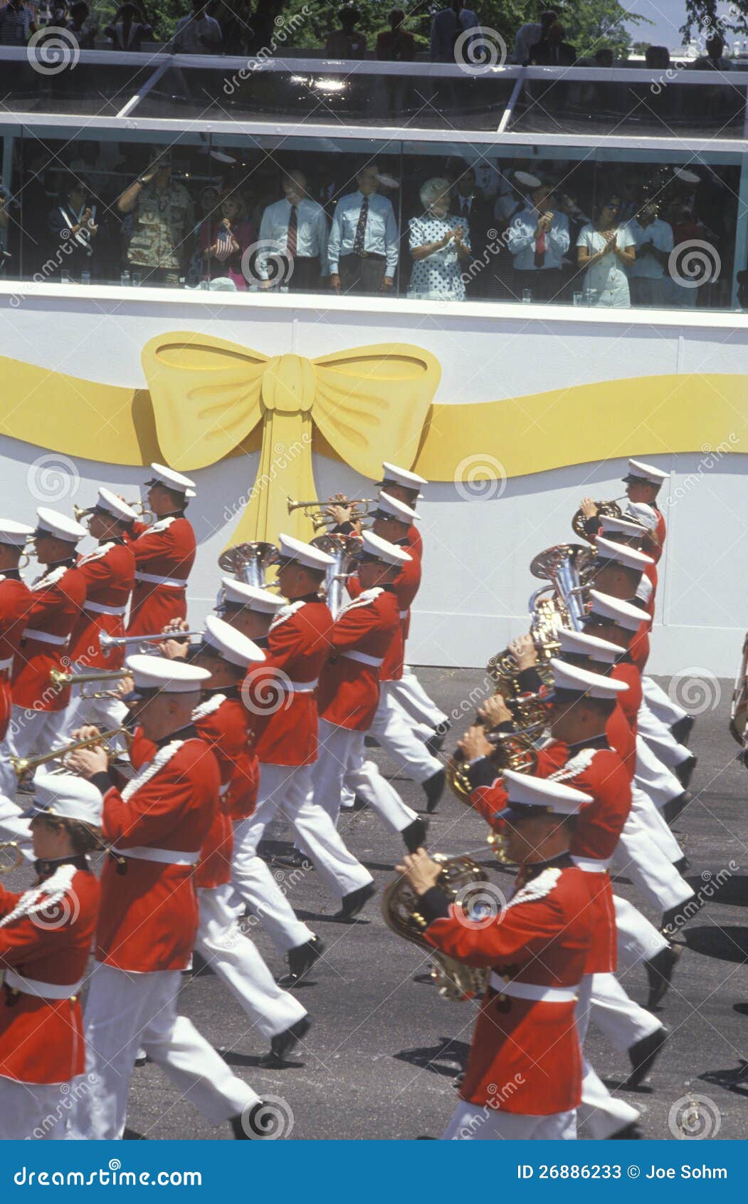 Band Marching by President Bush Editorial Stock Photo - Image of honor ...