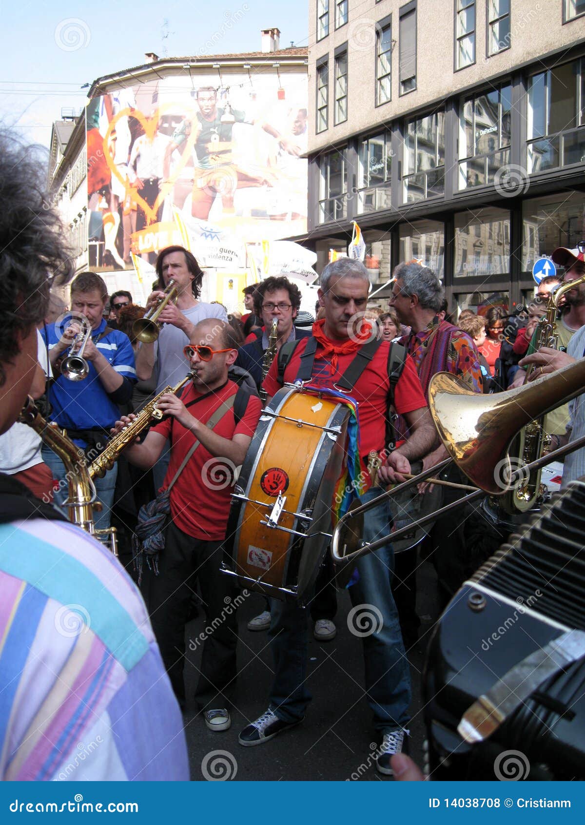 BAND MUSIC,MILAN,ITALY editorial stock photo. Image of achievement ...