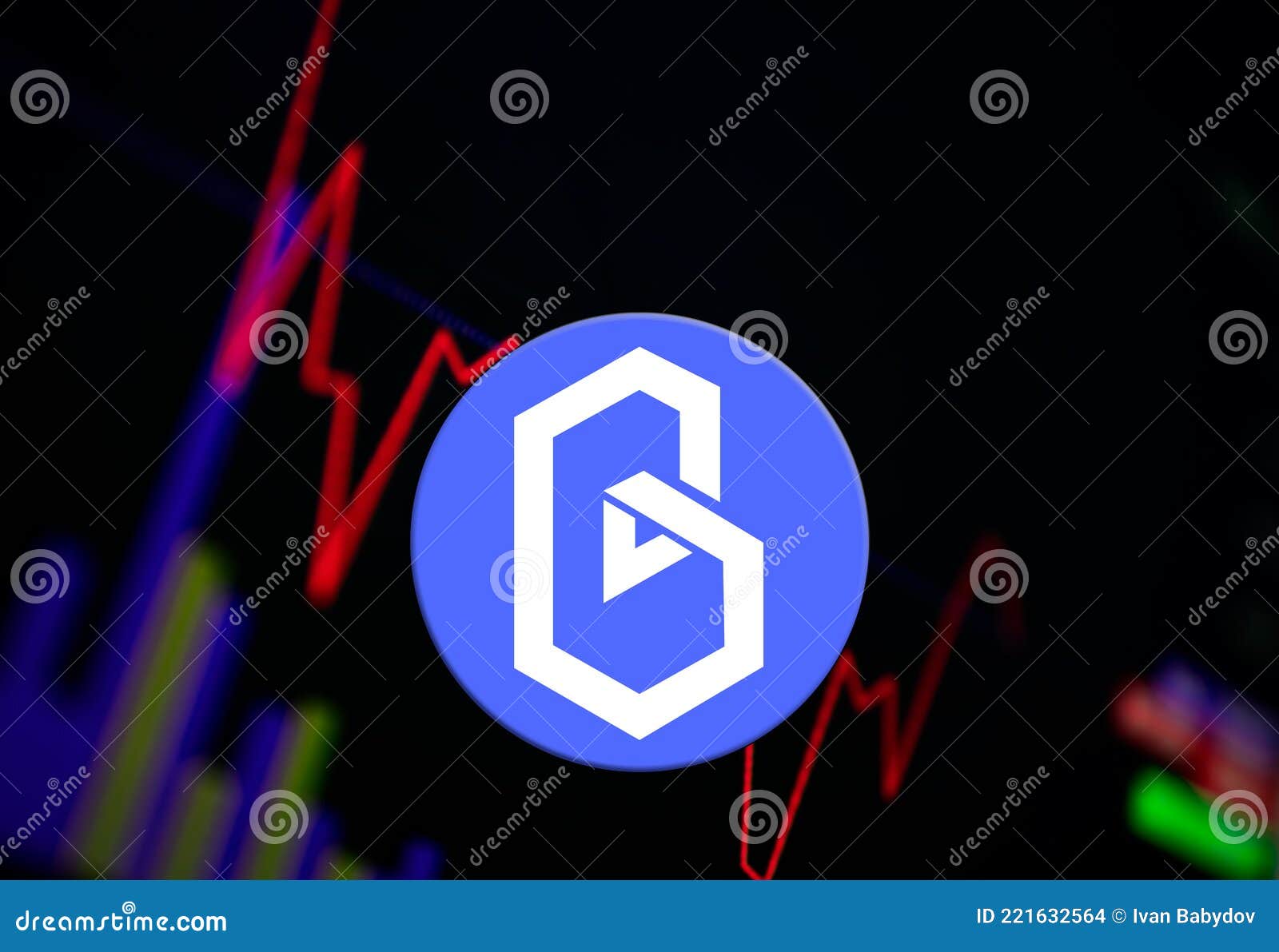 Band Protocol Cryptocurrency Token Symbol Of The DeFi Project In Circle ...
