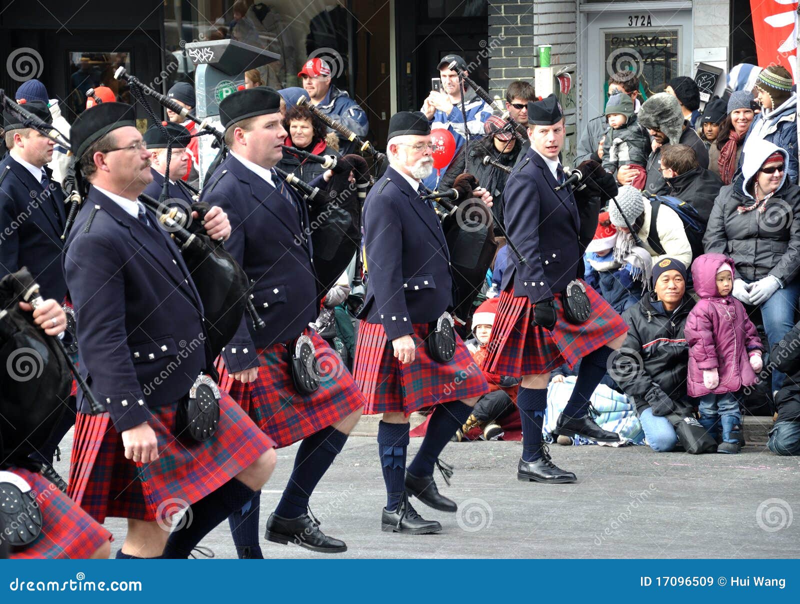Band in the Santa Parade editorial stock image. Image of canada - 17096509