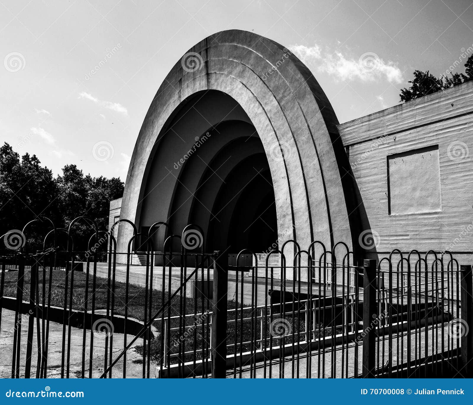 The Band Shell - Architecture at Fair Park Editorial Stock Photo ...