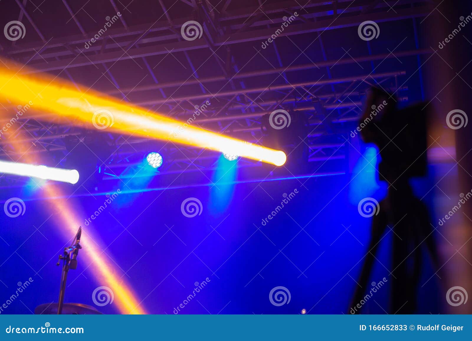 Band on stage light show stock image. Image of decoration - 166652833