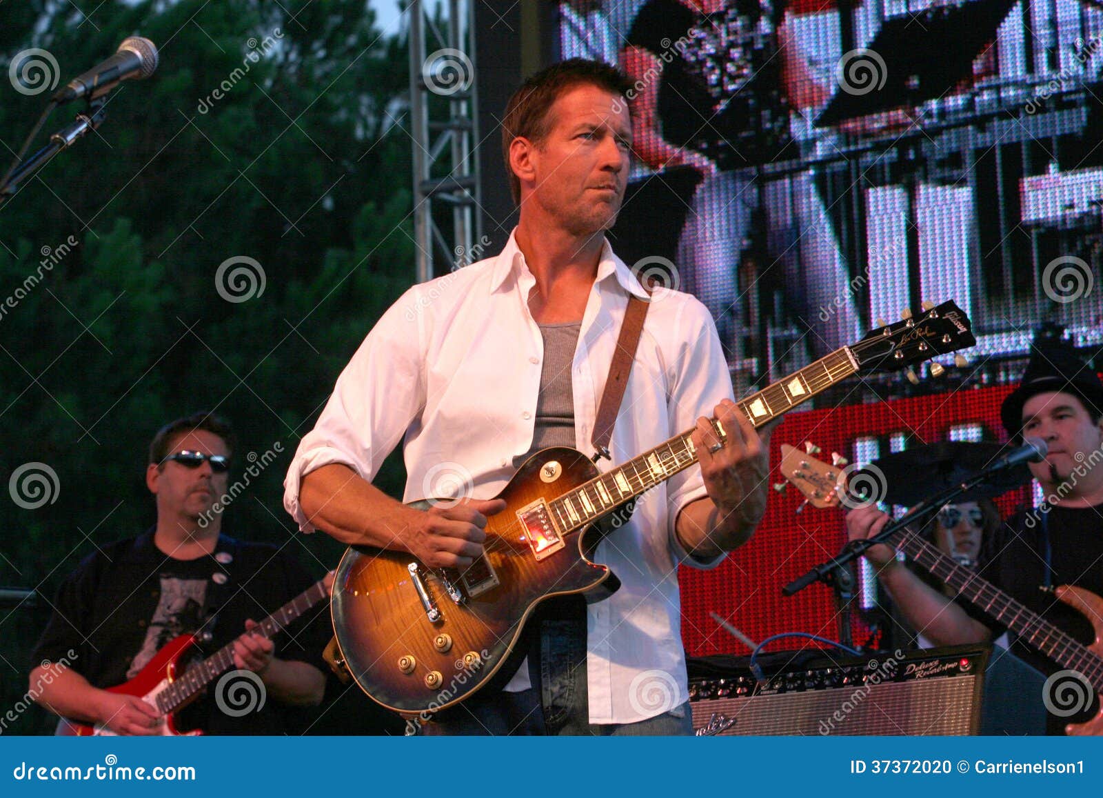 Band from TV,James Denton editorial image. Image of park - 37372020