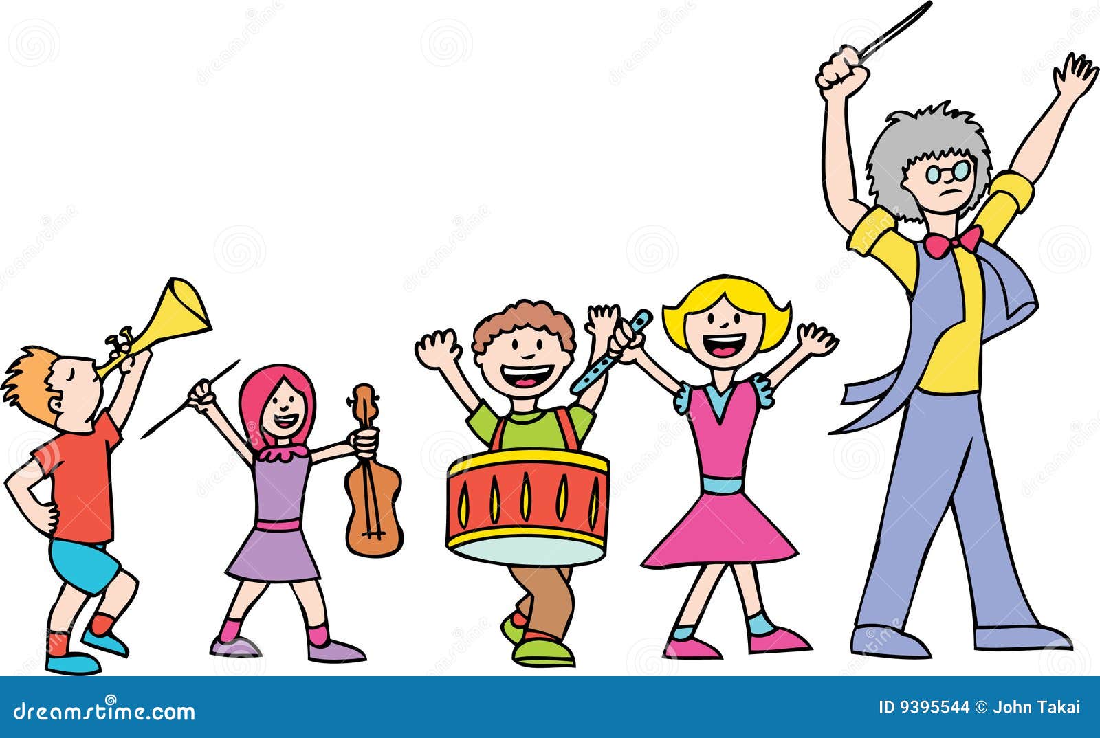 Banda ilustración del vector. Ilustración de siguiente - 9395544