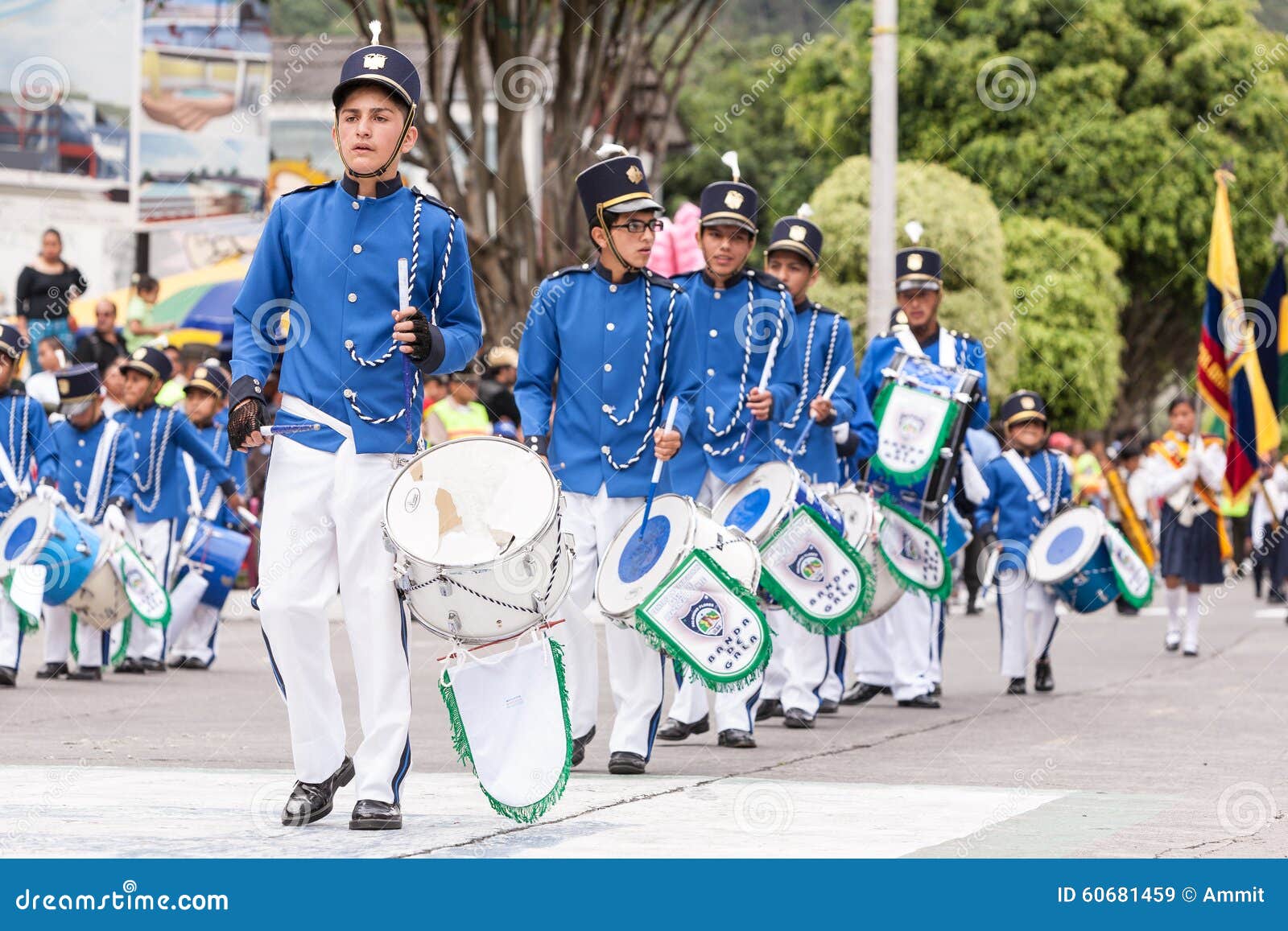 Banda Escolar De La Percusión Imagen de archivo editorial - Imagen de ...