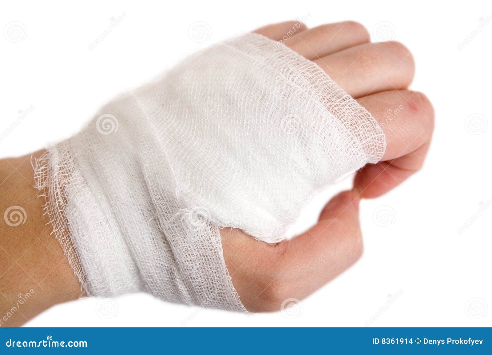 Bandage stock photo. Image of hand, skin, bruise, trauma - 8361914