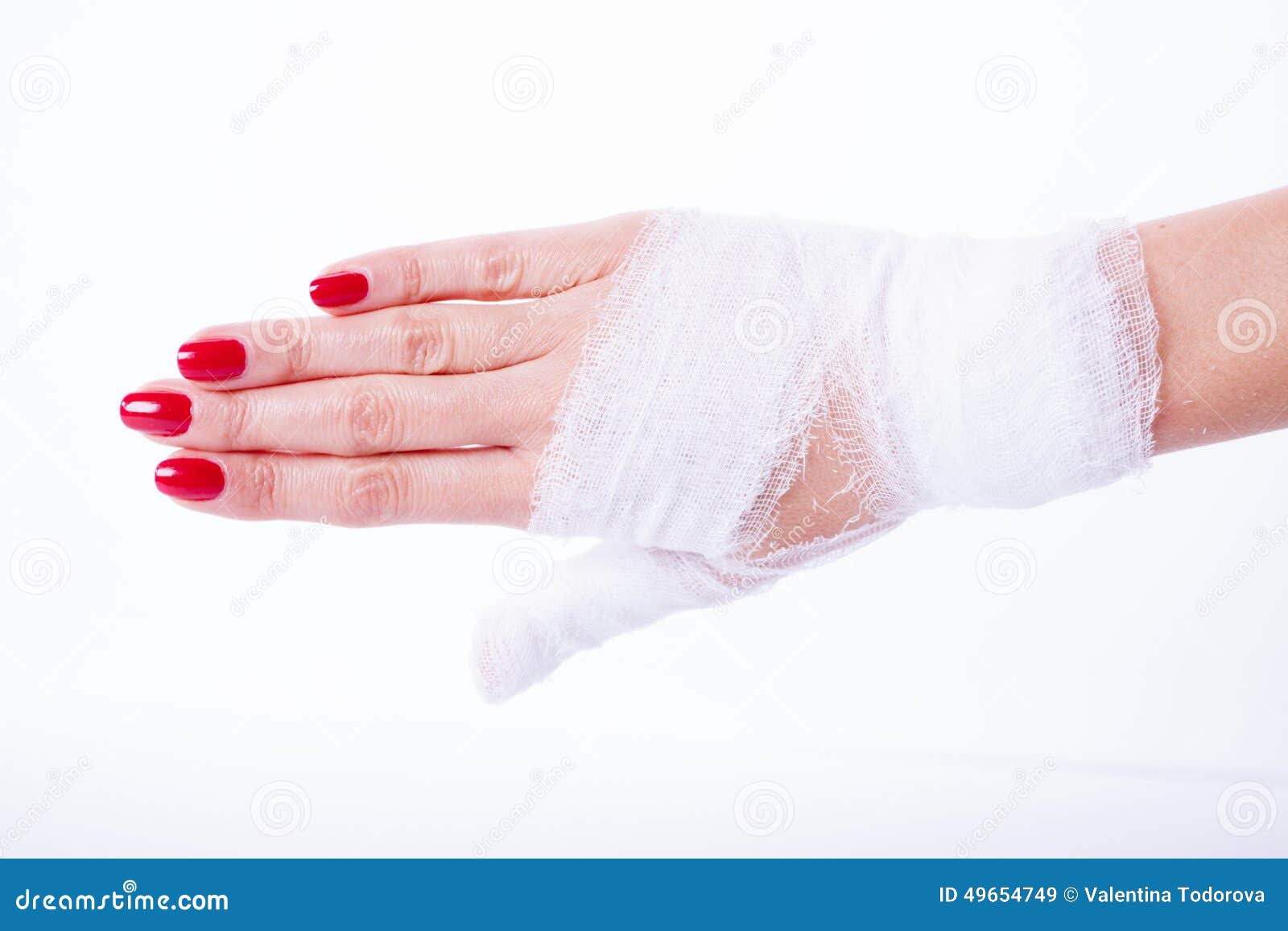 Bandage on a hand stock image. Image of path, accident - 49654749