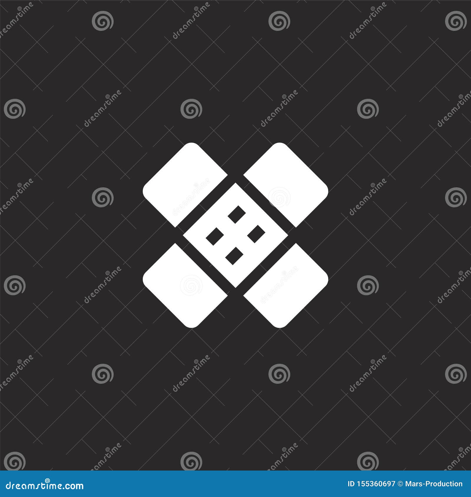 Bandage Icon. Filled Bandage Icon for Website Design and Mobile, App ...