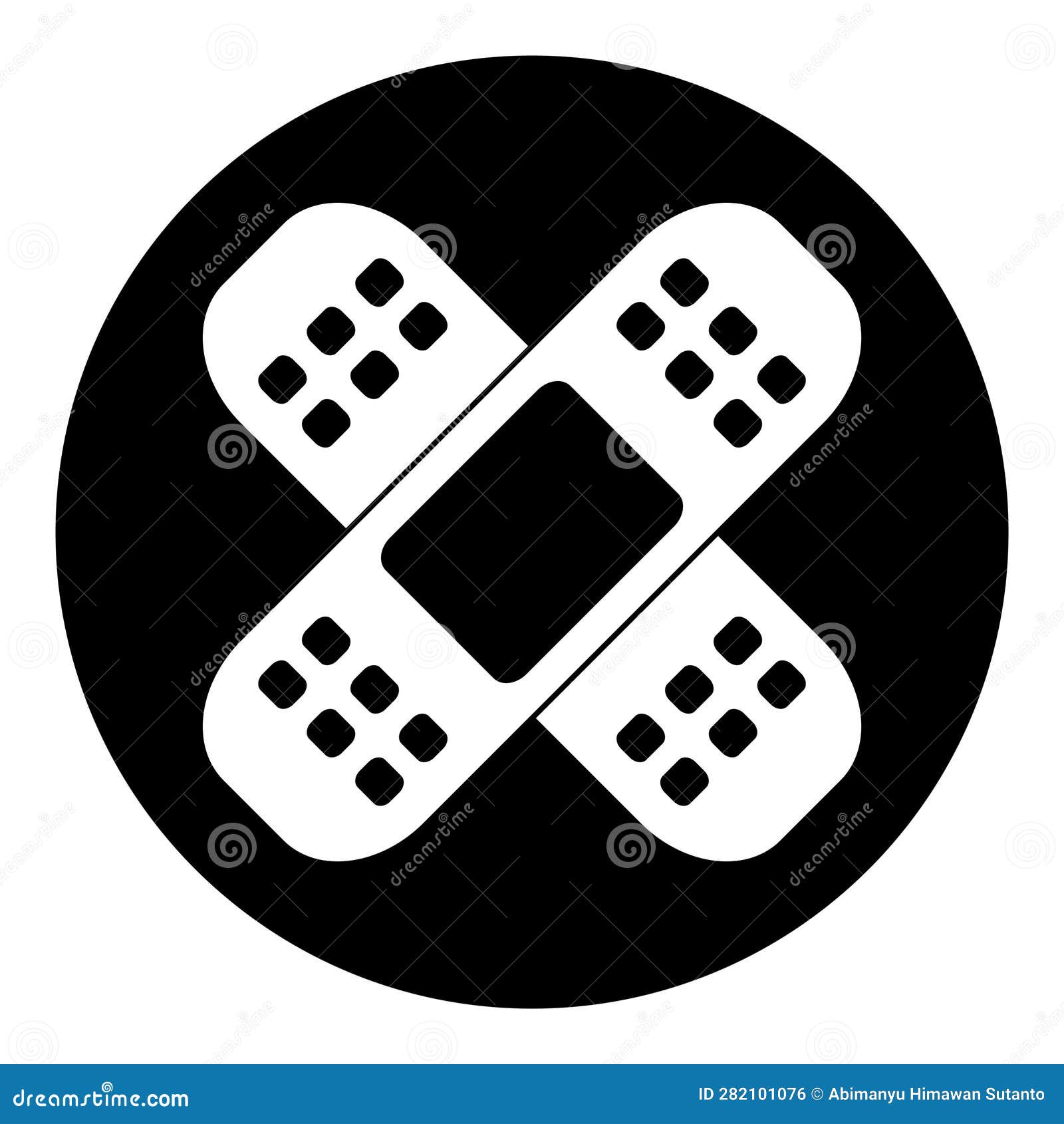 Bandage icon vector stock vector. Illustration of ambulance - 282101076