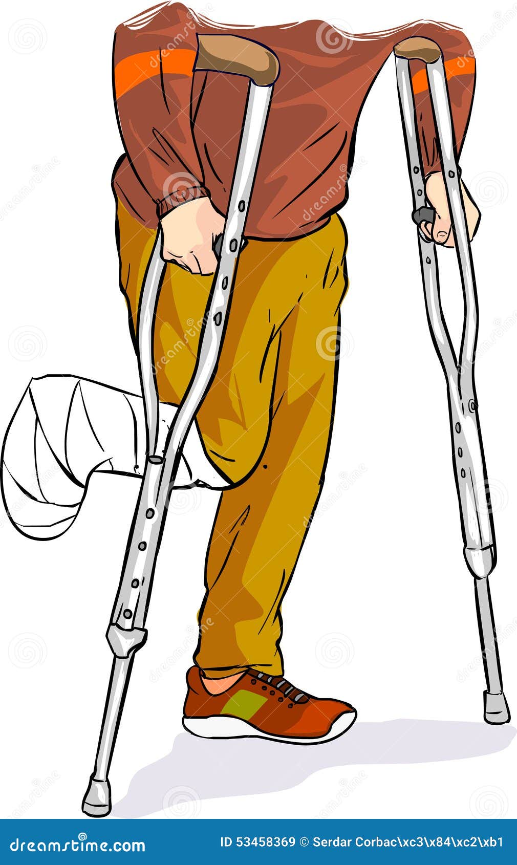 Crutches Cartoons, Illustrations & Vector Stock Images - 9441 Pictures ...