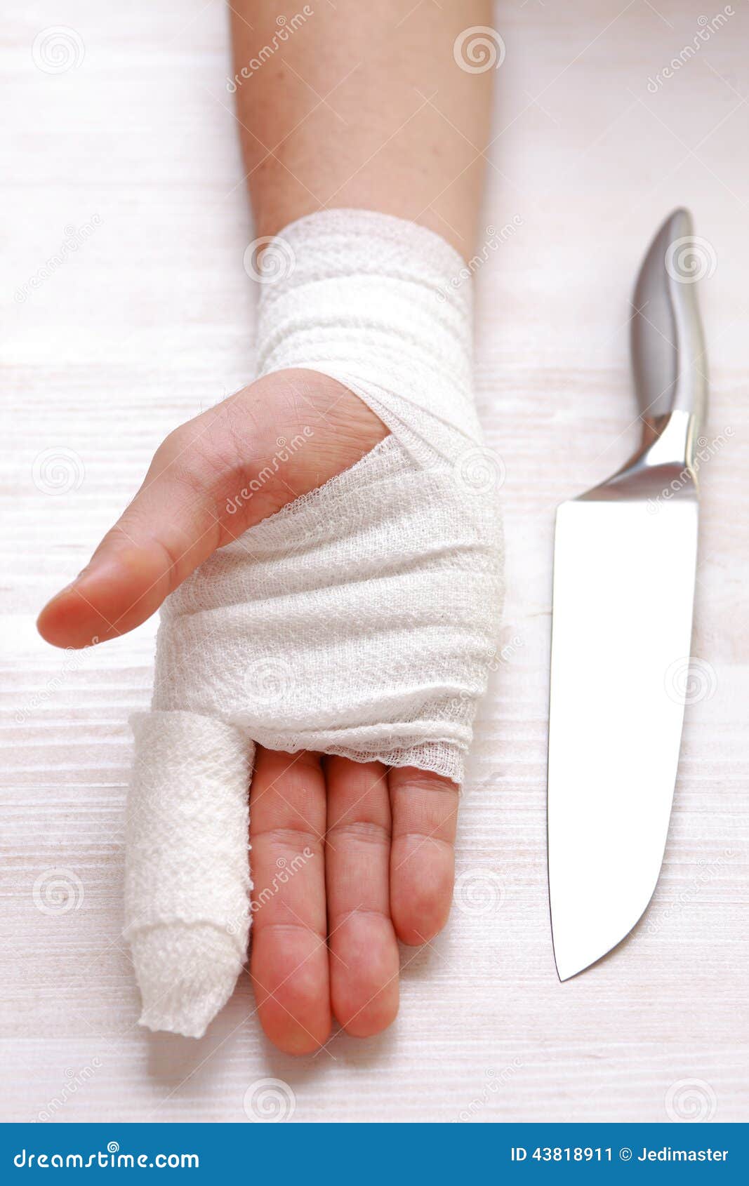 Bandaged hand stock image. Image of body, finger, treatment - 43818911