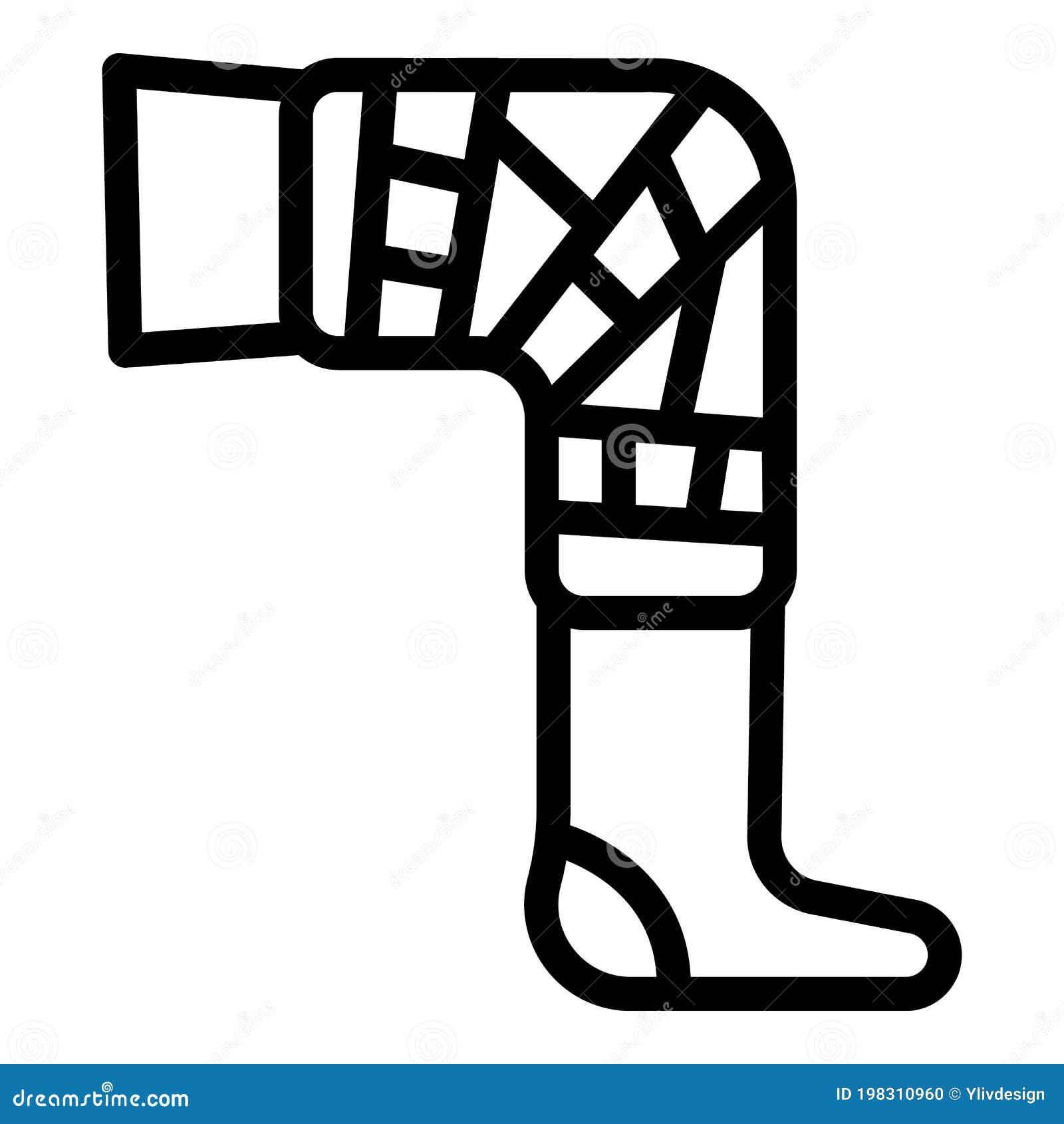 Knee Icon, Cartoon Style Vector Illustration | CartoonDealer.com #147512220