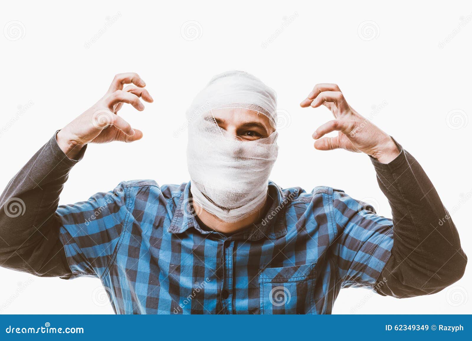 Bandaged man stock image. Image of cure, care, operation - 62349349