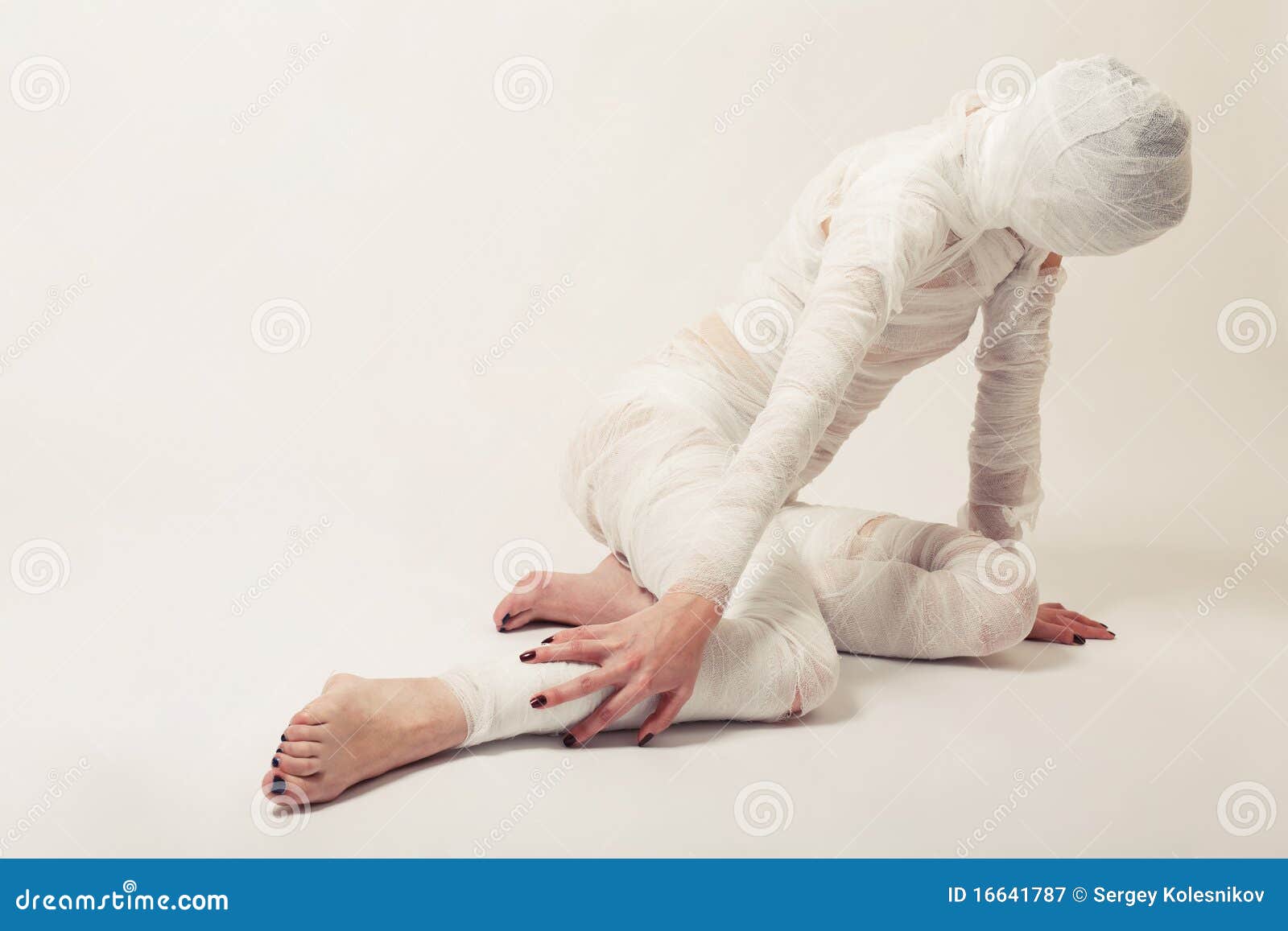 Bandaged mummy stock image. Image of scary, attractive - 16641787