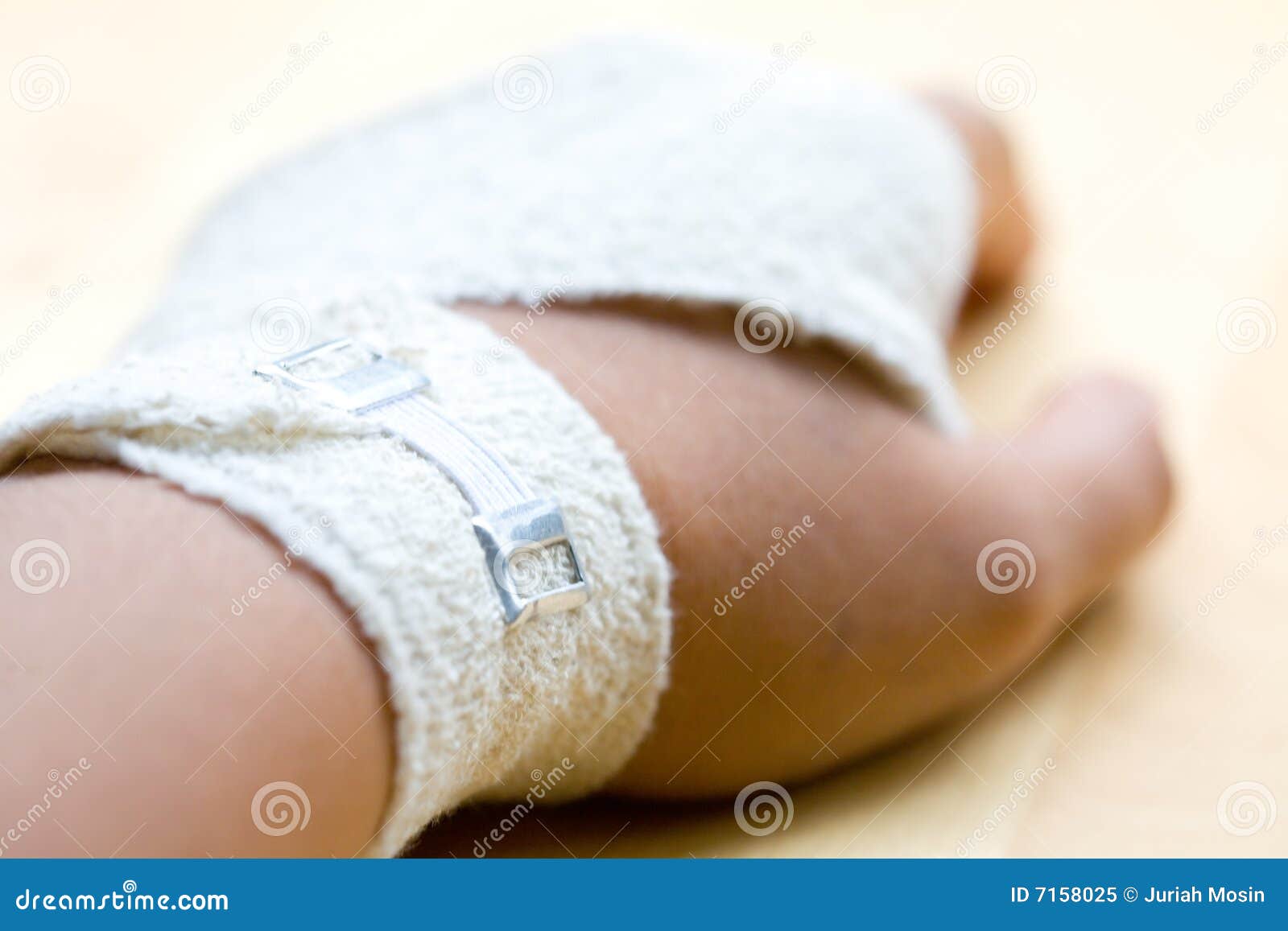Bandaged wrist close up stock image. Image of fail, condition - 7158025