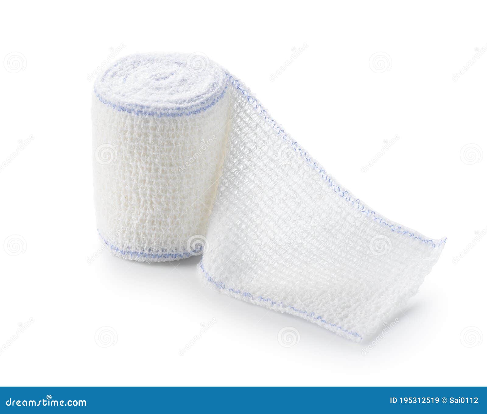 Bandages on a White Background Stock Image - Image of hospital ...