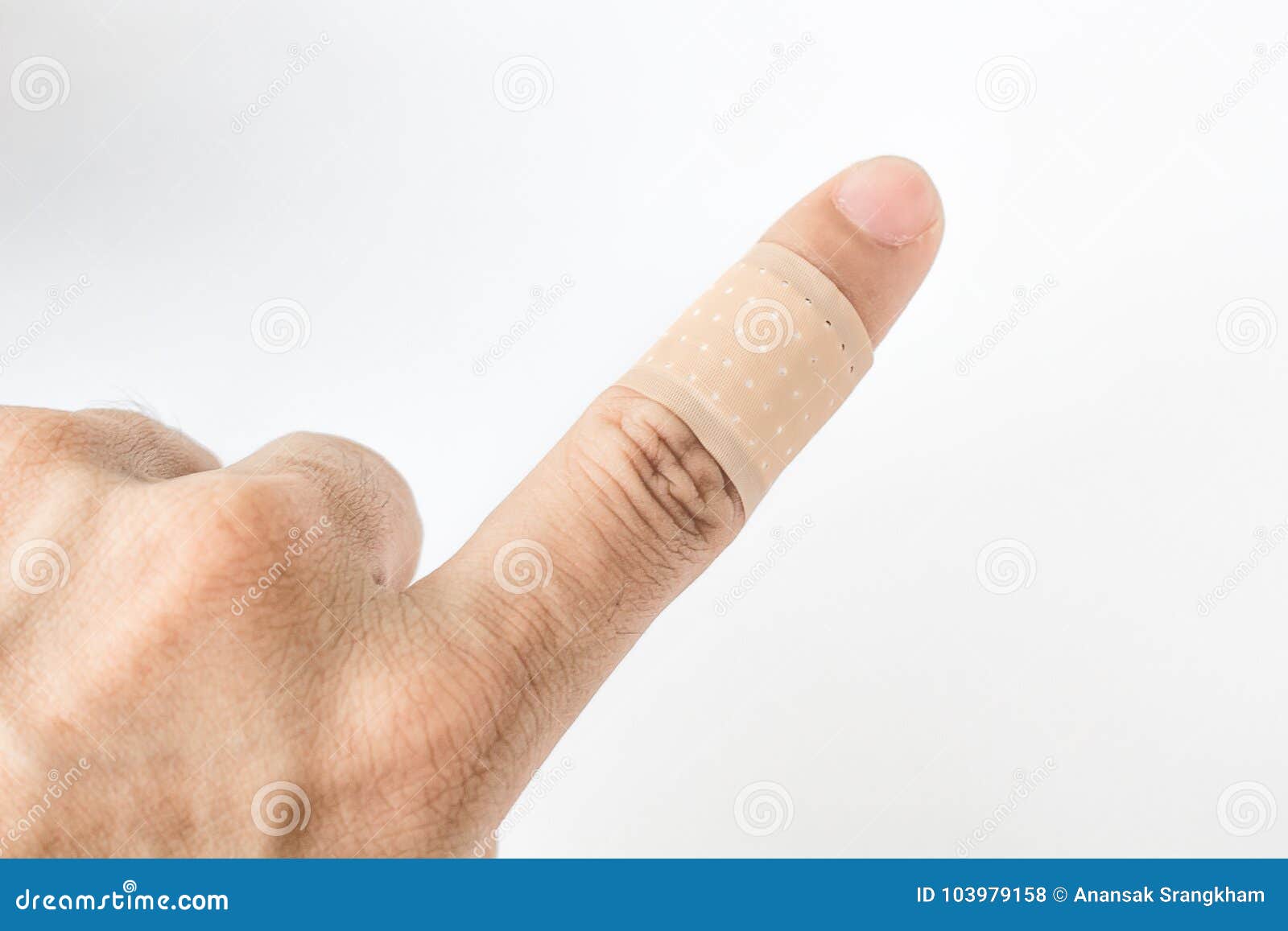 Bandaid On Isolate Background Royalty-Free Stock Photography ...